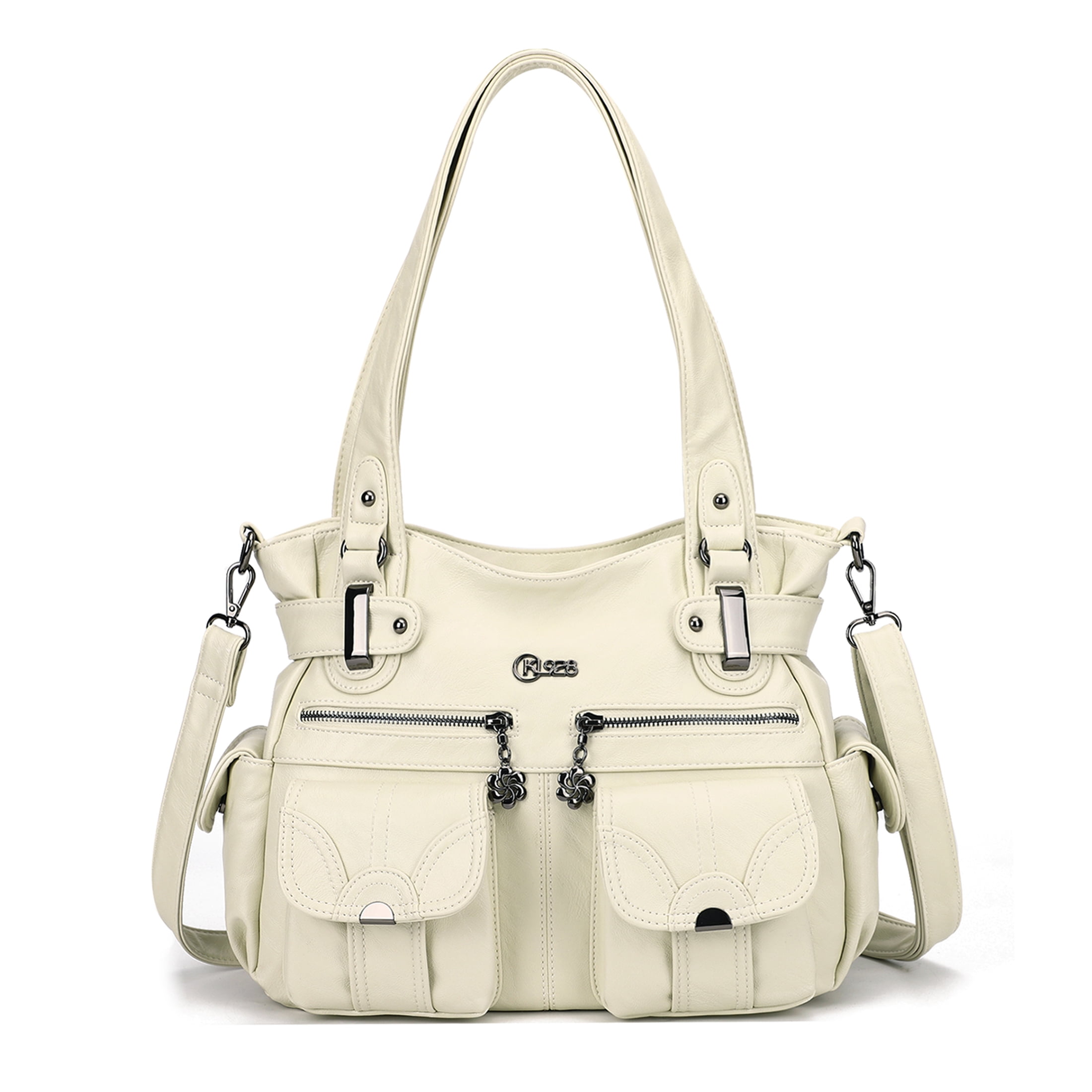 KL928 Purses and Handbags for Women Multi Pocket Tote Bag Hobo ...