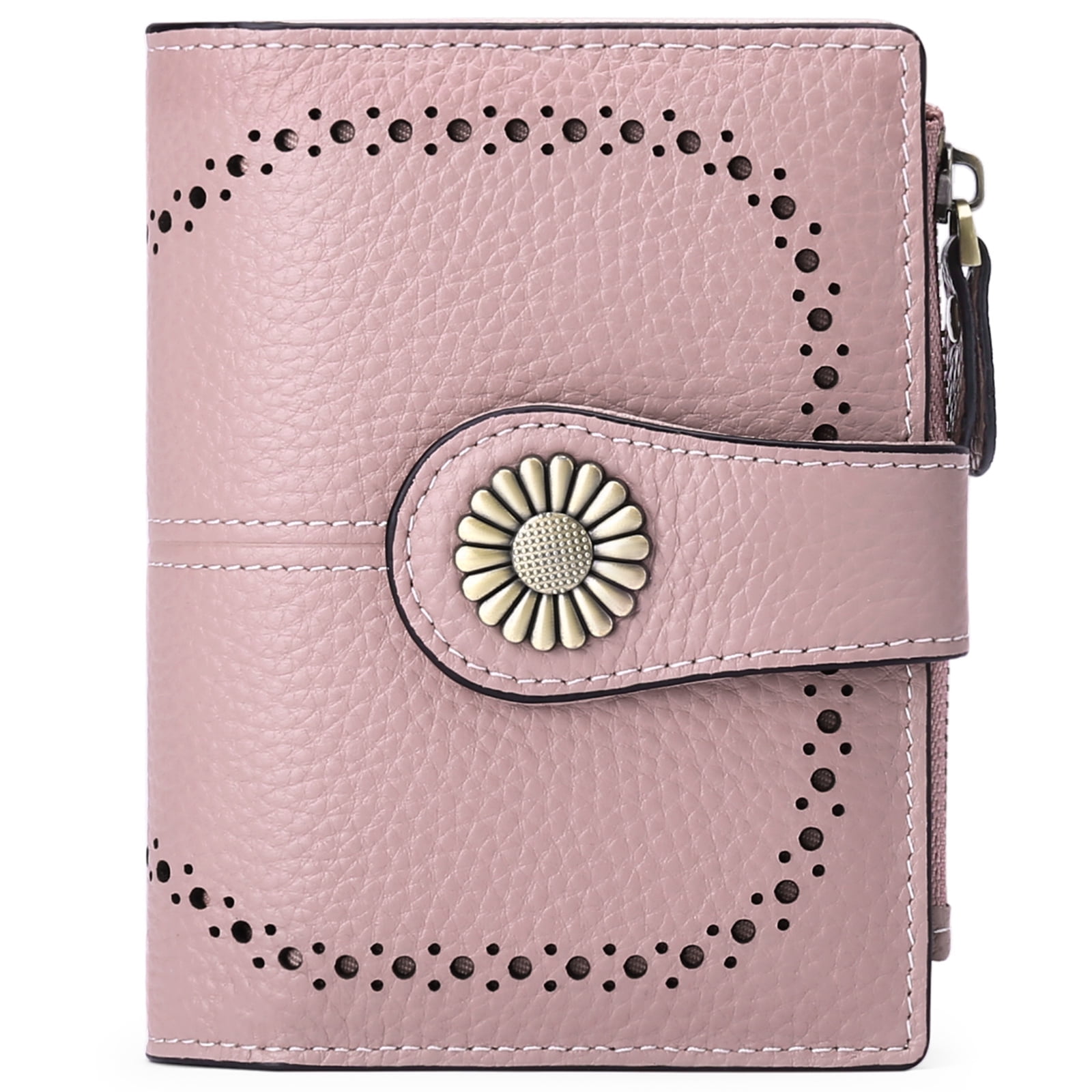 KL928 Small Women Wallet Genuine Leather Bifold Purse RFID Blocking ...