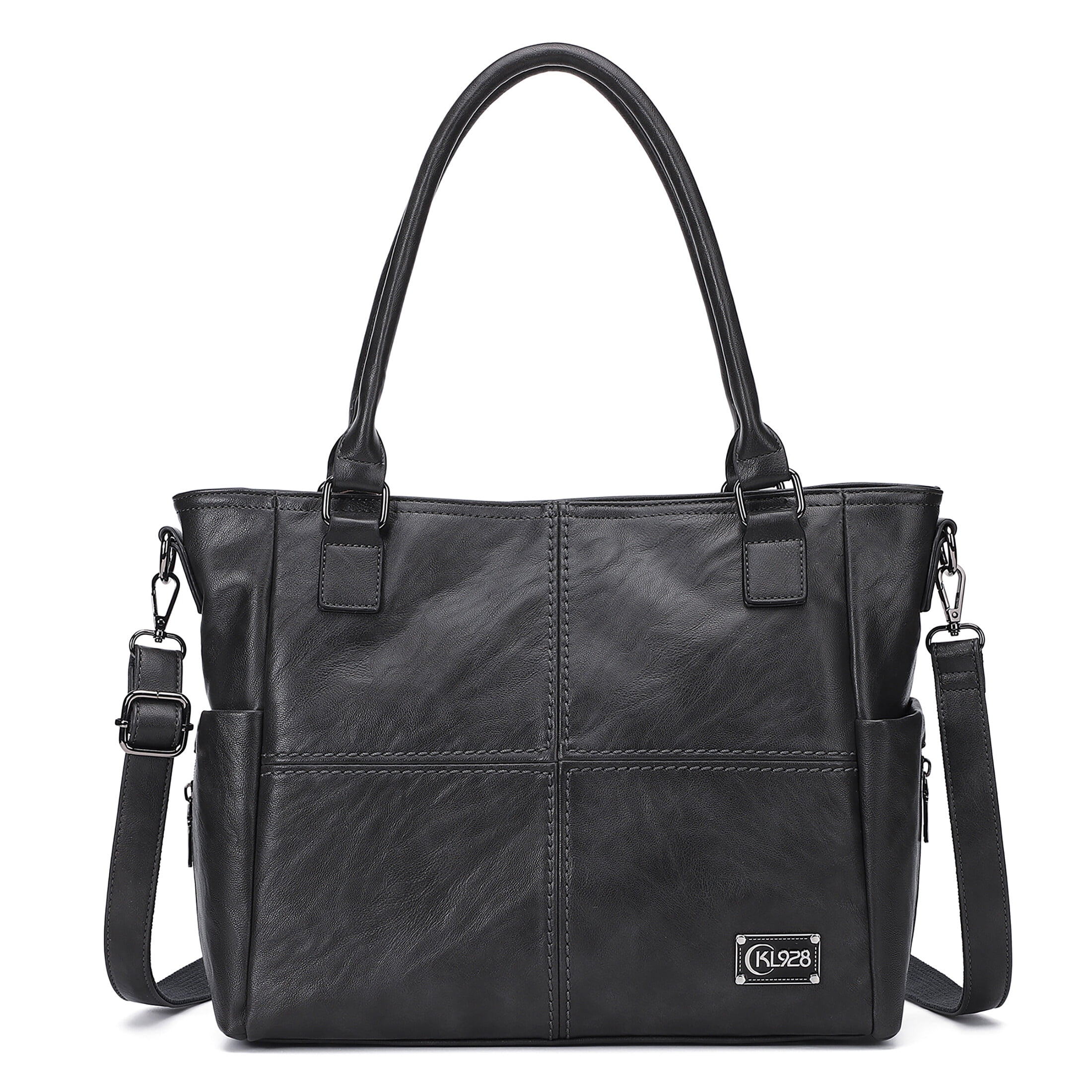 KL928 Tote Bag for Women Multi Pockets Shoulder Purse Versatile Ladies ...