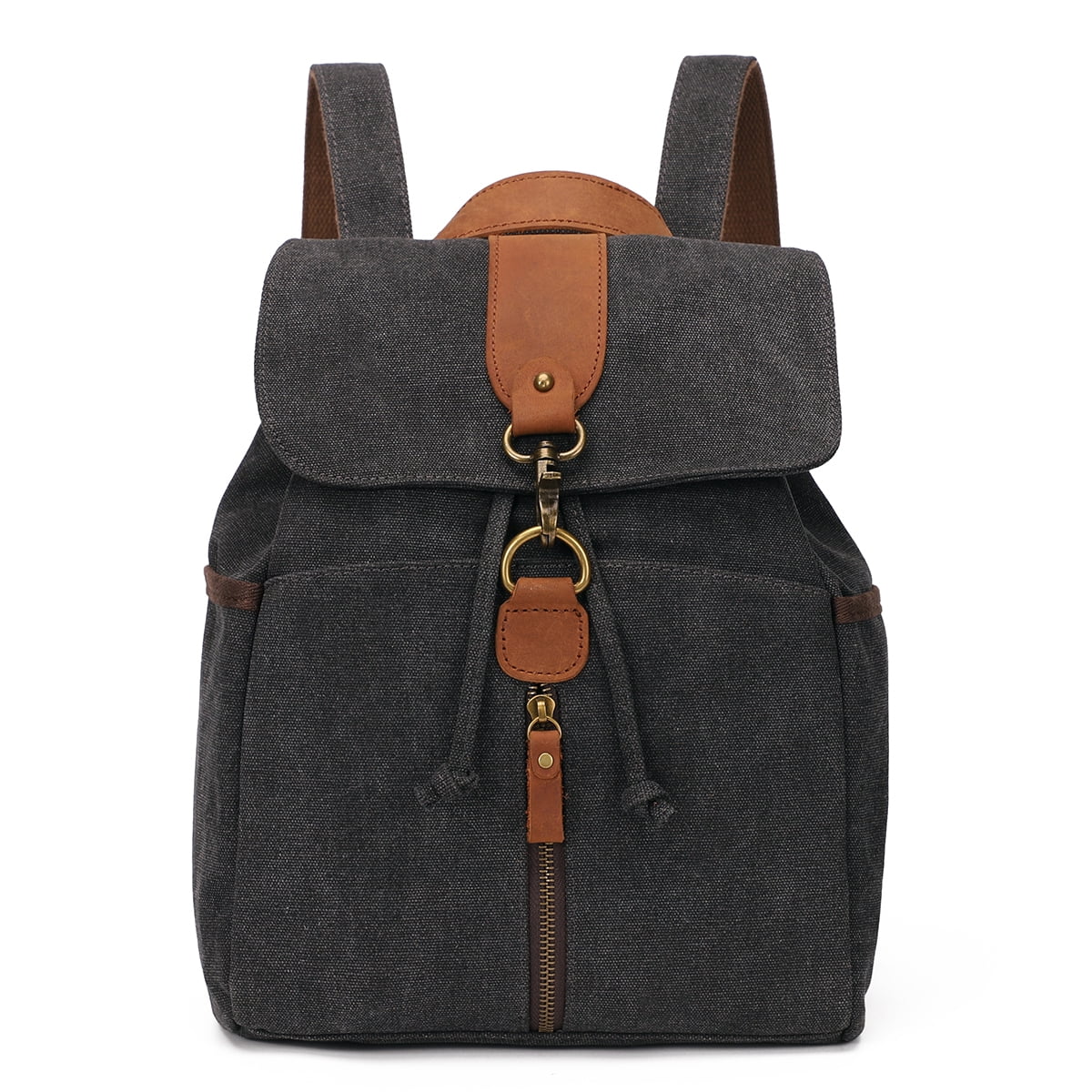 KL928 Vintage Canvas Backpack Outdoor Travel Hiking Rucksack School ...