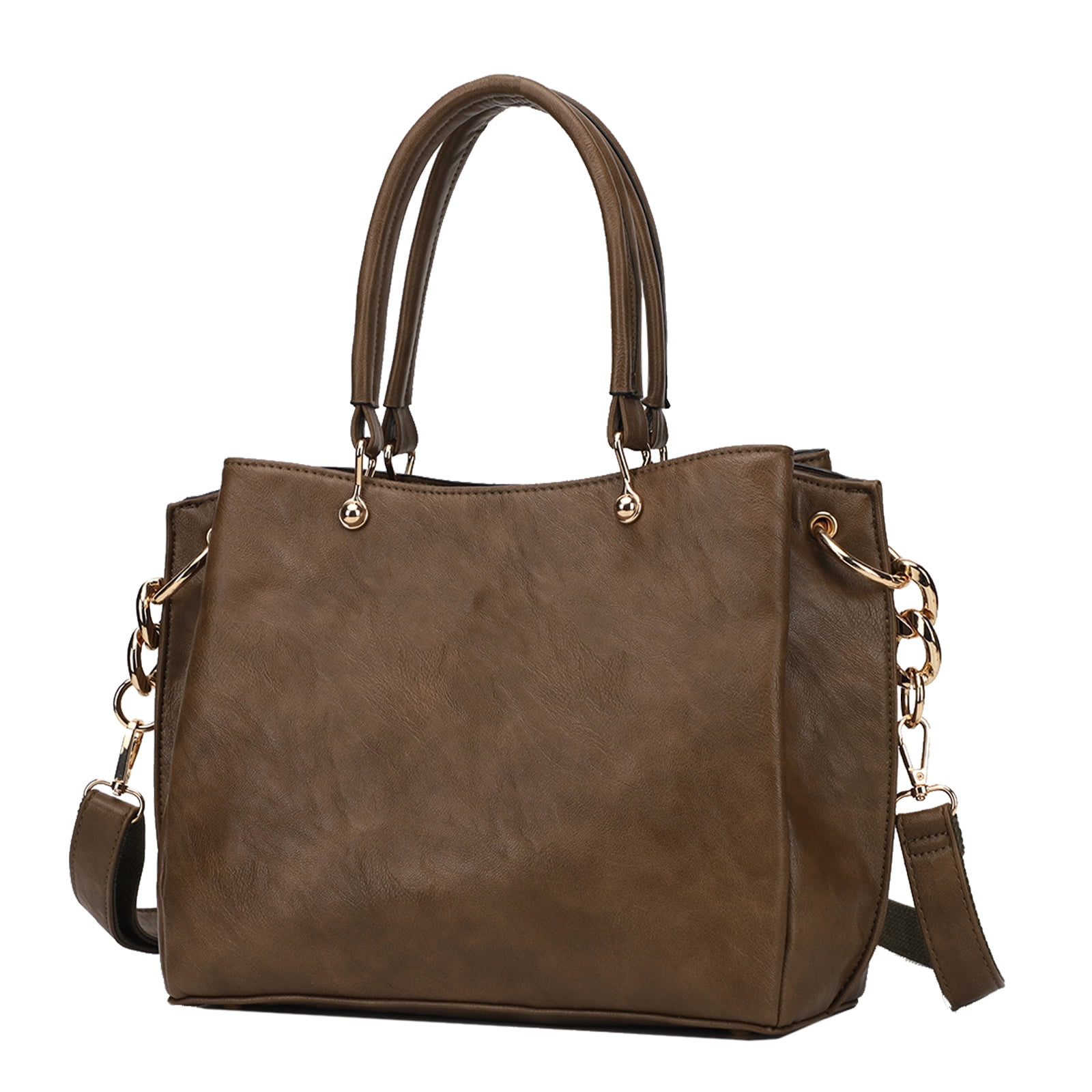 KL928 Weekender Travel Bags Large Top Zip Chain Tote Multi Pocket ...