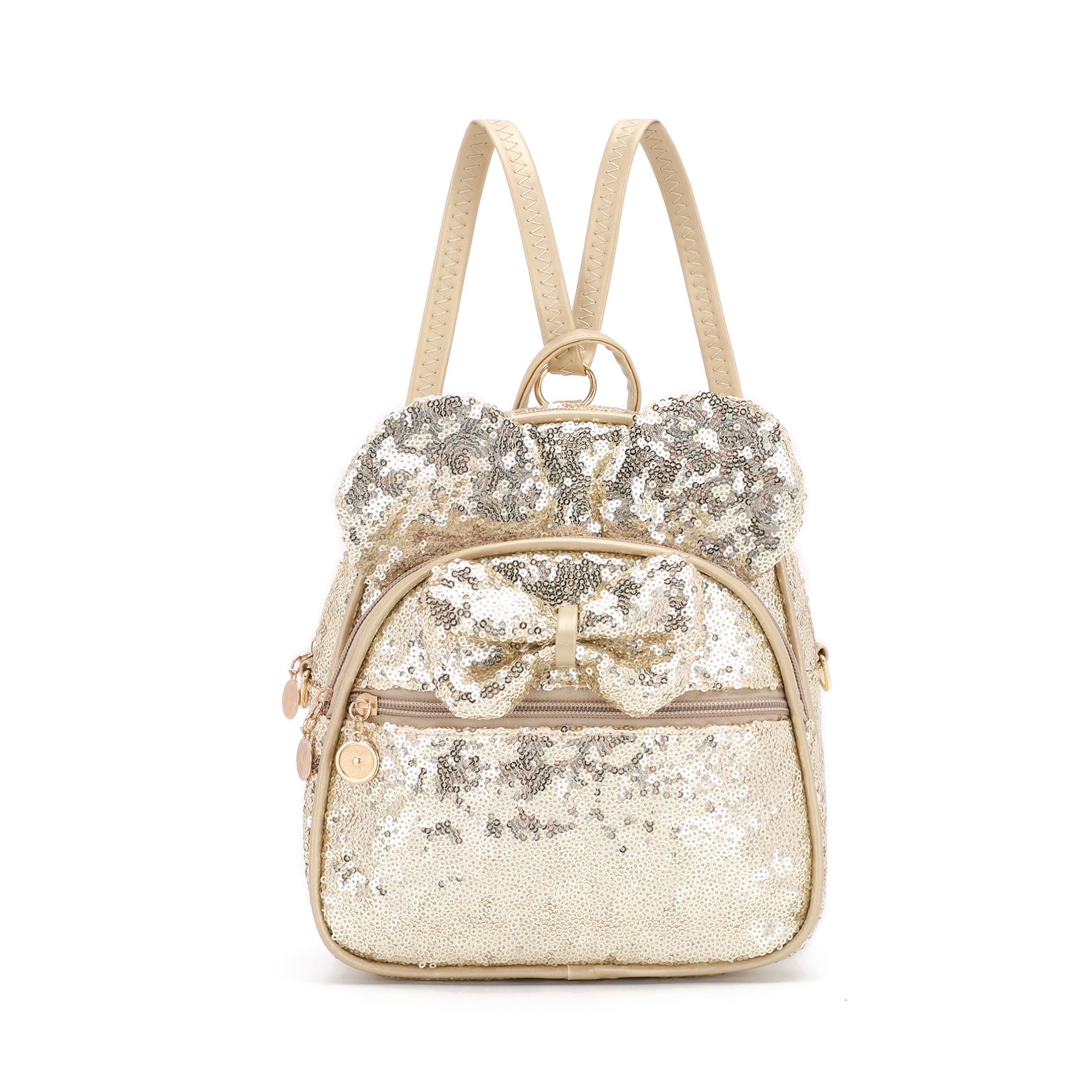 KL928 Women Backpack Purse Mini Quilted Zipped Backpack Christmas Gifts ...