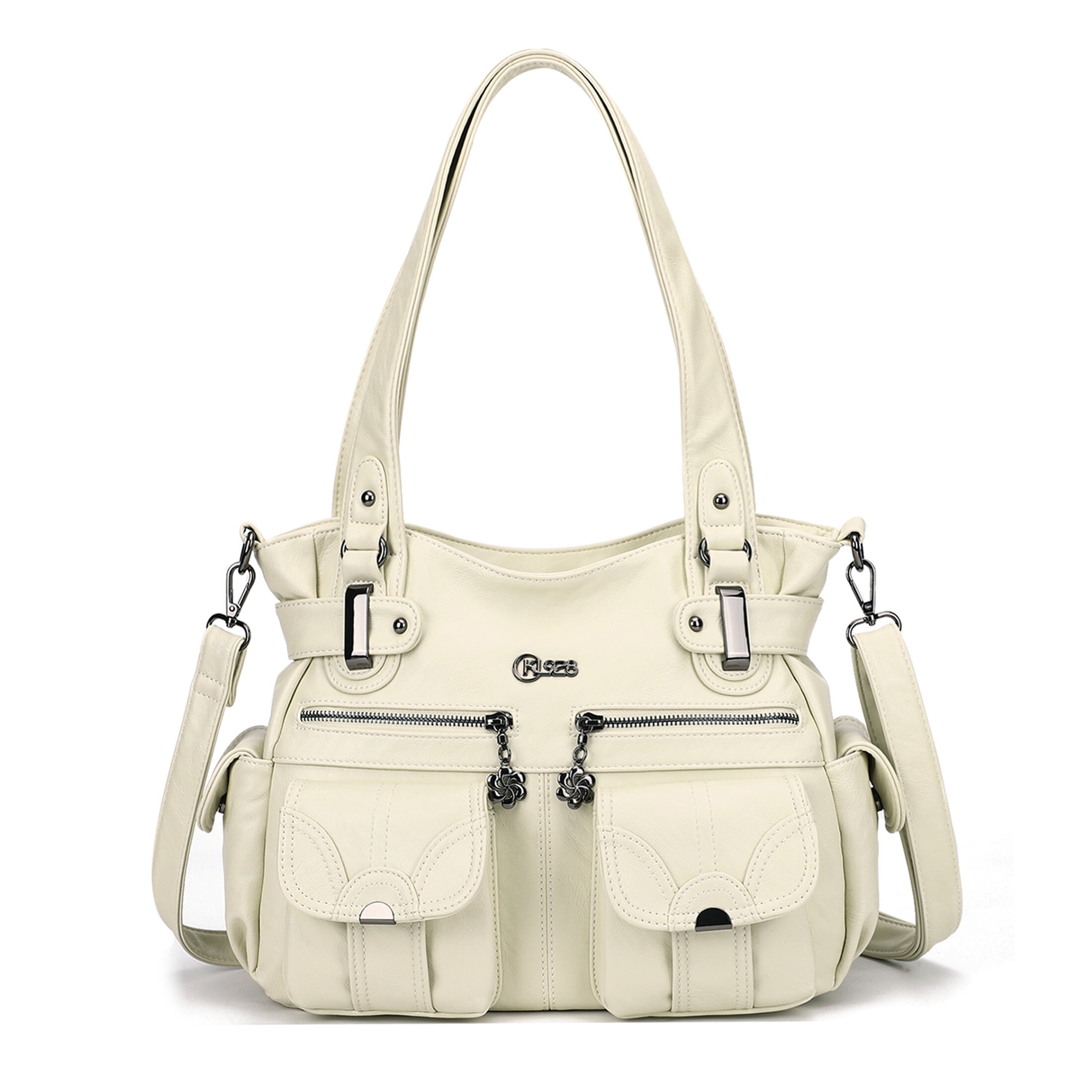 KL928 Women Large Purses and Handbags Shoulder Bag PU Leather Multi ...