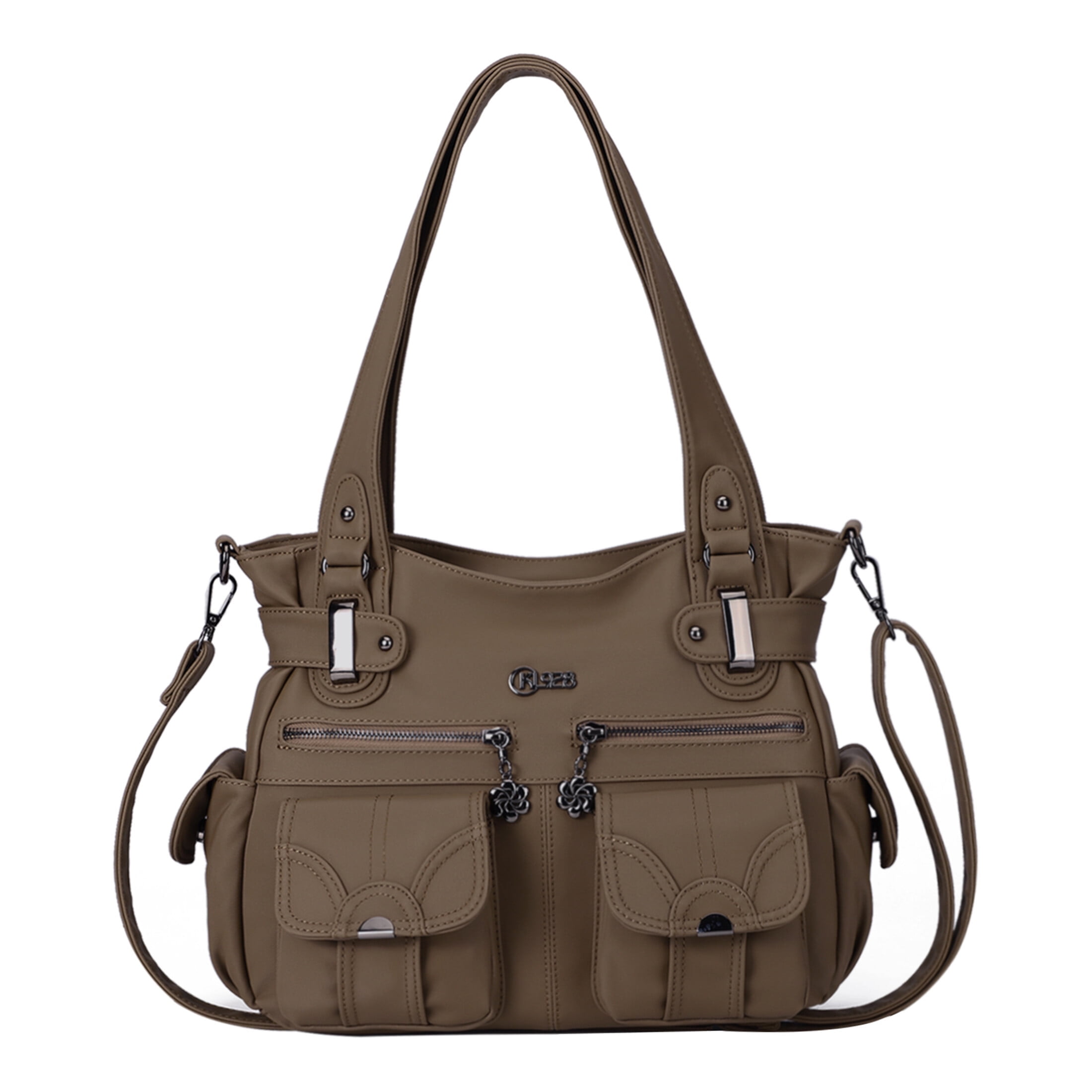 KL928 Women's Large PU Leather Handbag for Work & Travel, Shoulder Bag ...