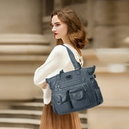 KL928 Soft PU Leather Handbag for Women, Large Multi-Pocket Tote ...