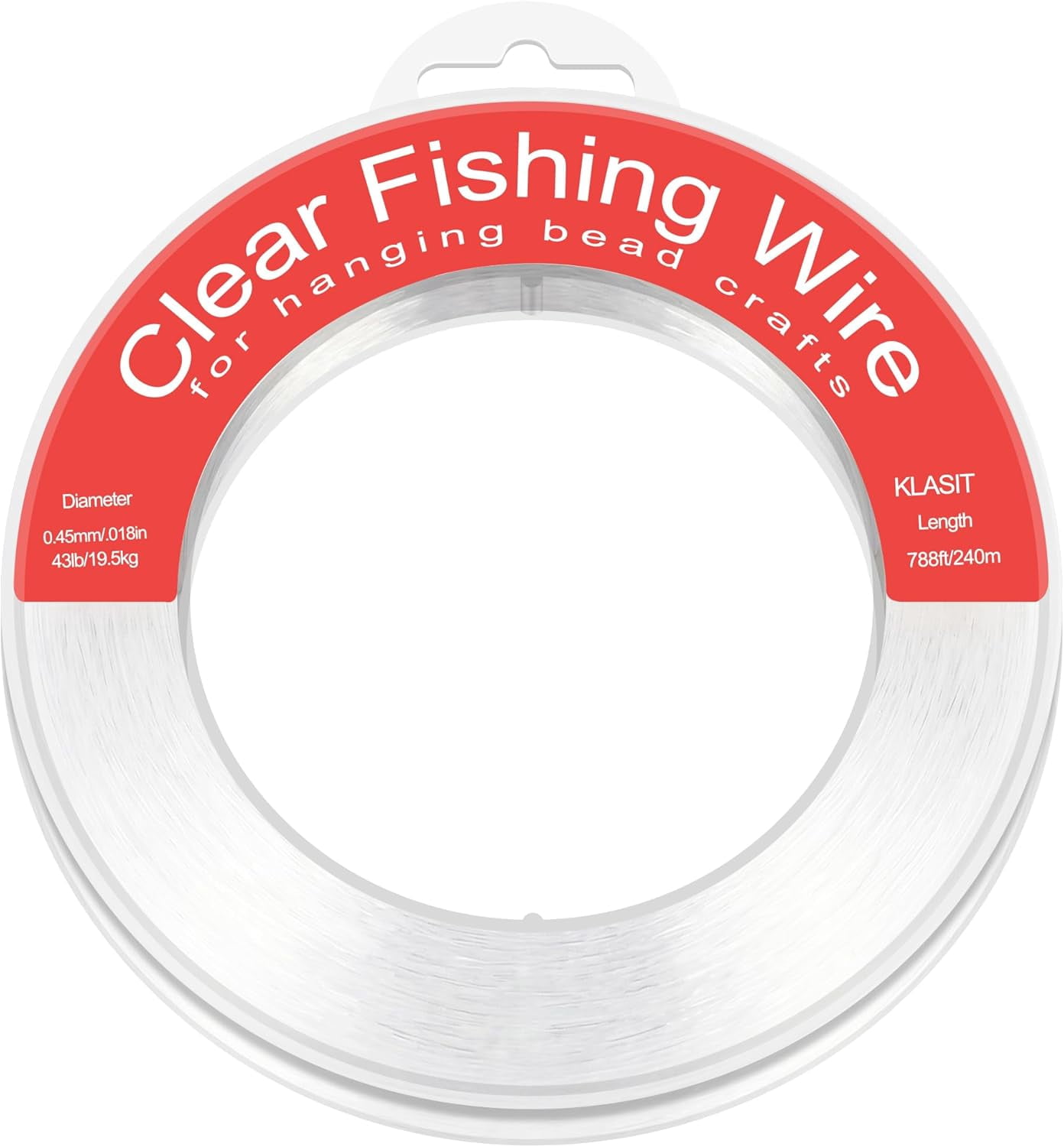 KLASIT Fishing Line 788FT,Invisible Monofilament Fishing Wire,Supports ...