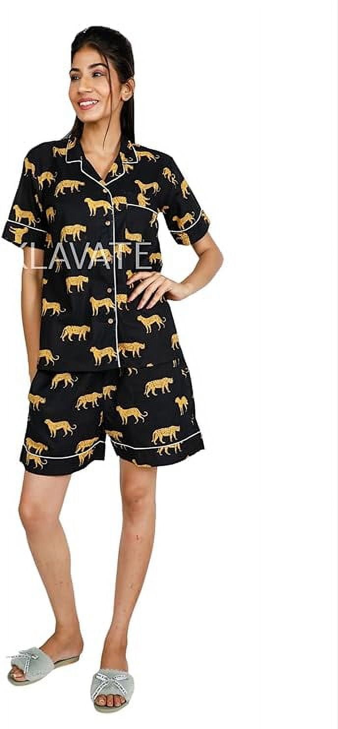 Klavate Summer Pajama Sets For Women Sleepwear Cotton Pj Set 2 Piece