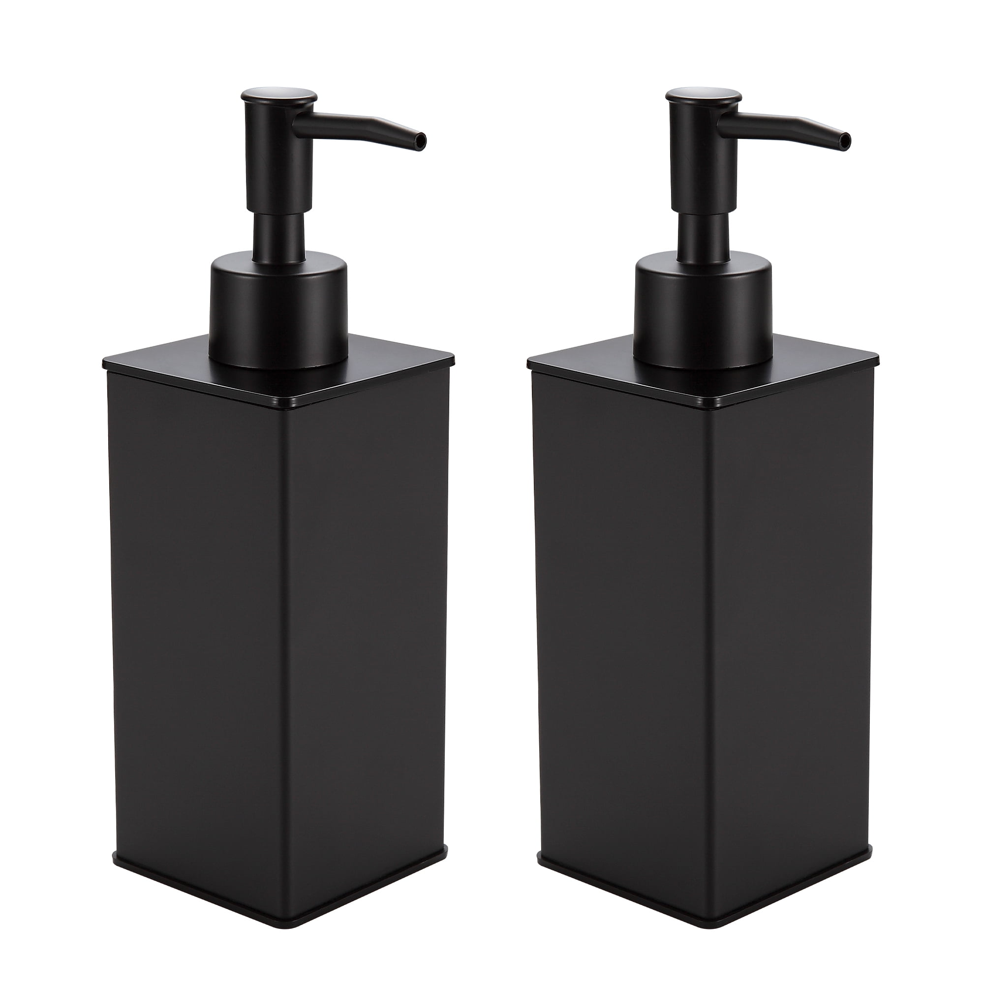 KLDKLD Soap Dispenser,Square Black Soap Dispenser,Premium Aluminium ...