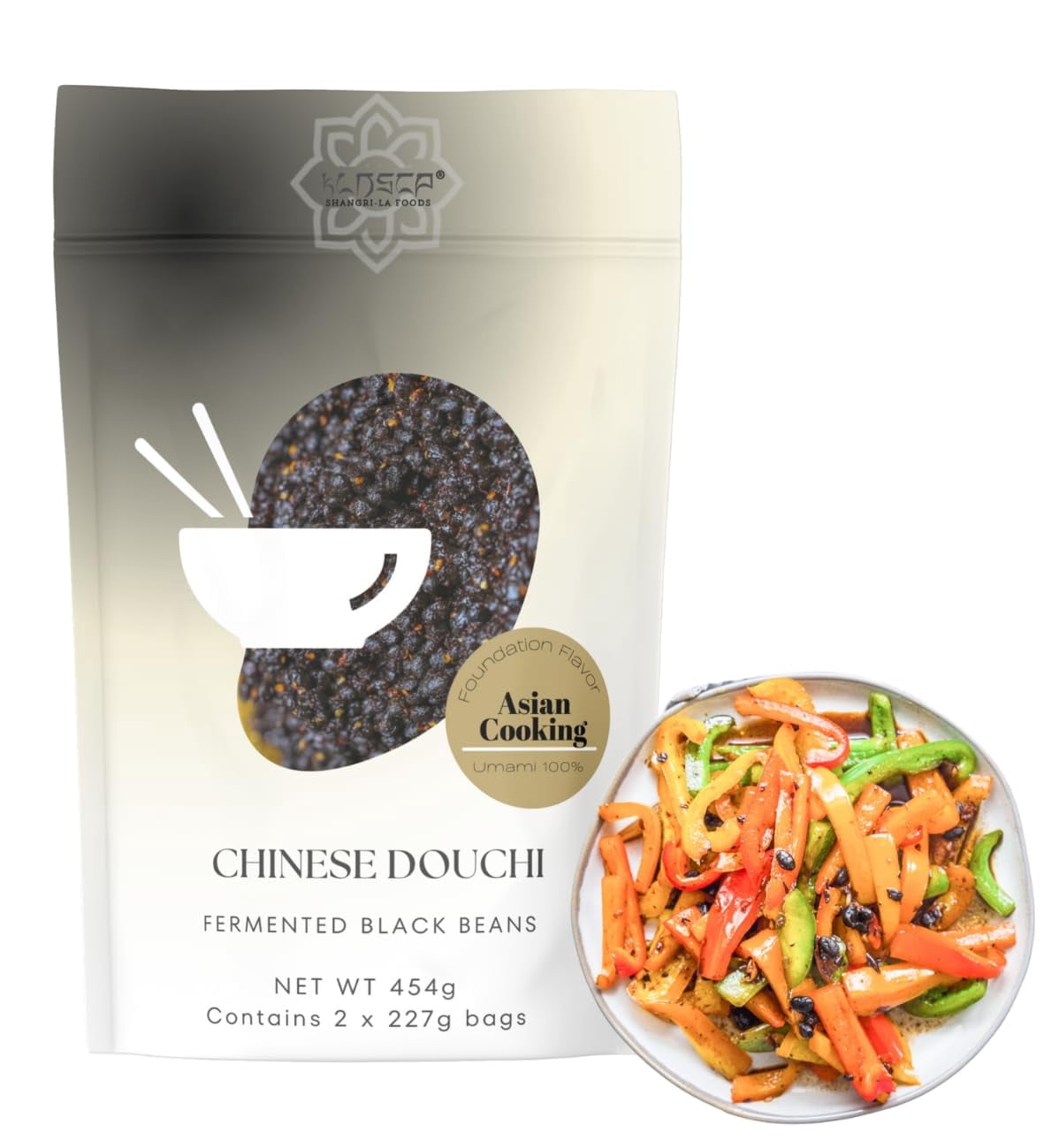 KLDSCP Premium Fermented Black Beans, Douchi, Authentic Asian Recipe ...