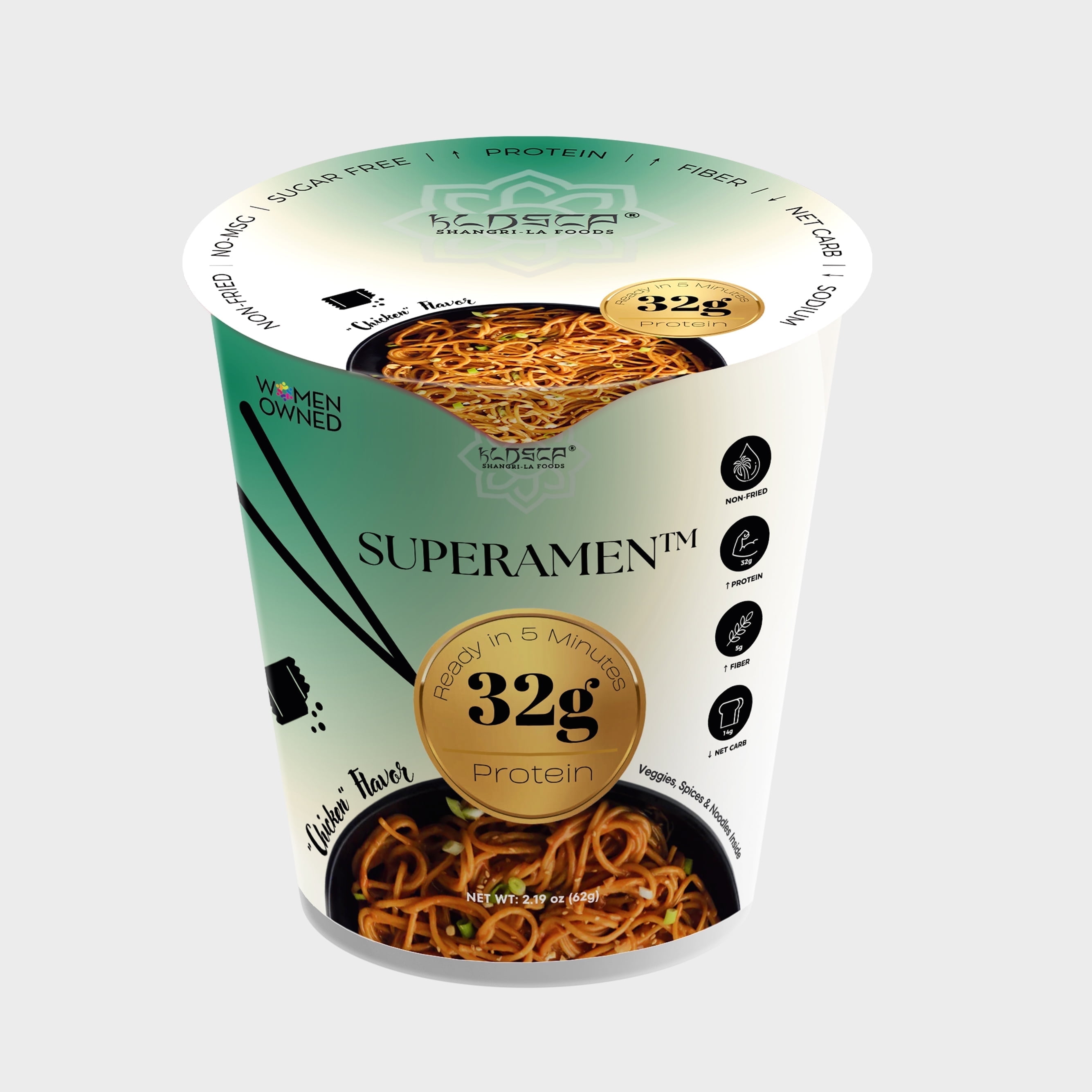 KLDSCP Superamen™ - 'Chicken' Flavored Protein Ramen - High Protein ...