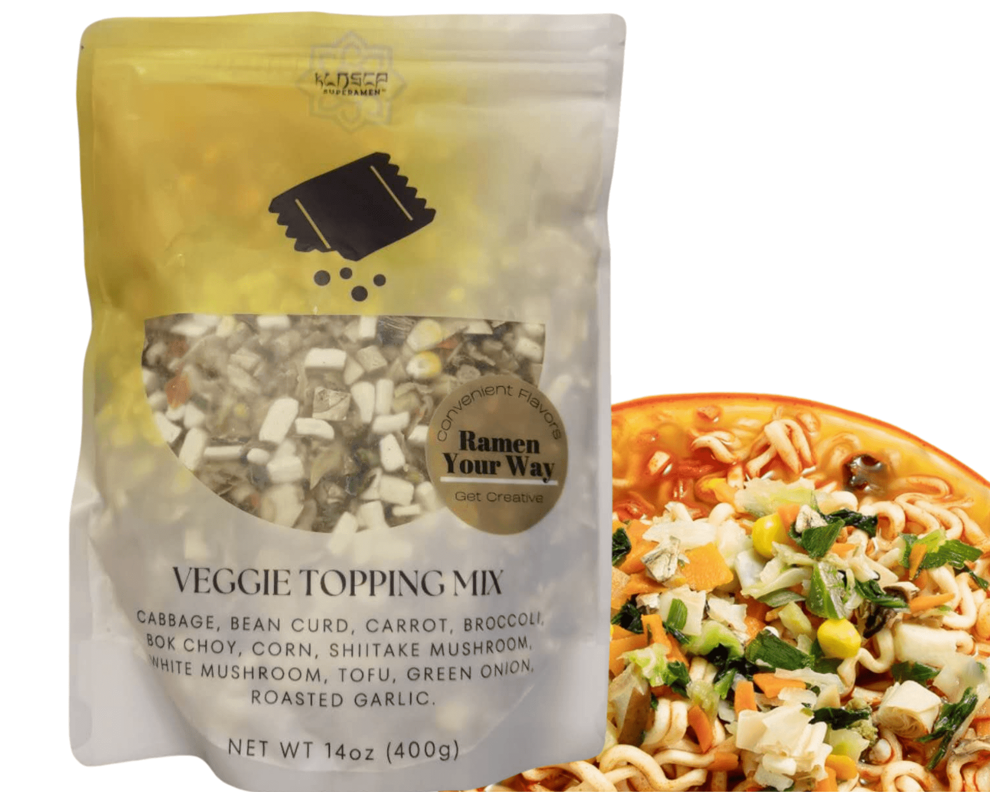 KLDSCP Superamen? Veggie Mix, Dried Ramen Toppings, Vegan, Gluten-Free ...