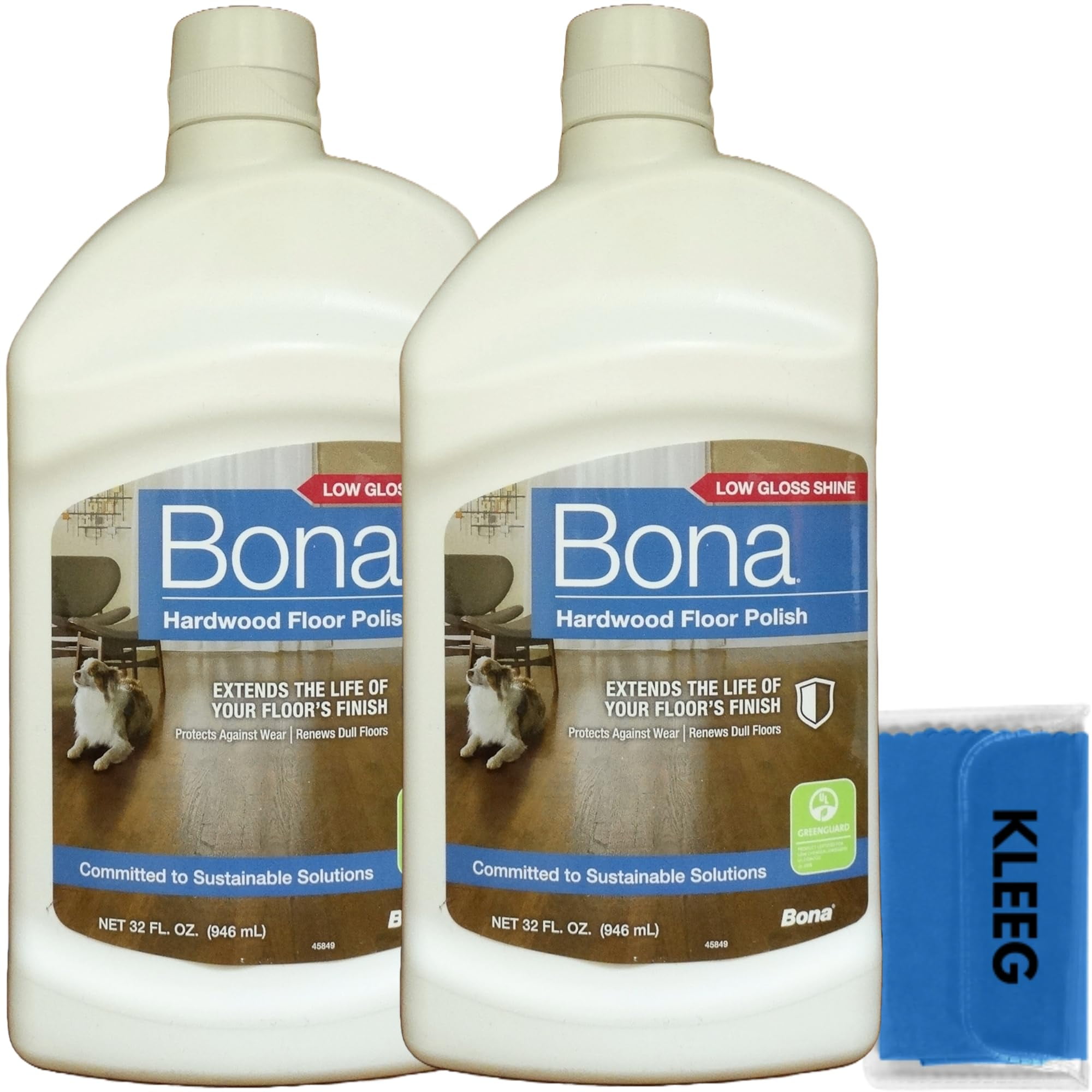 KLEEG Bona Hardwood Floor Polish, Low Gloss | Bona Hardwood Floor ...