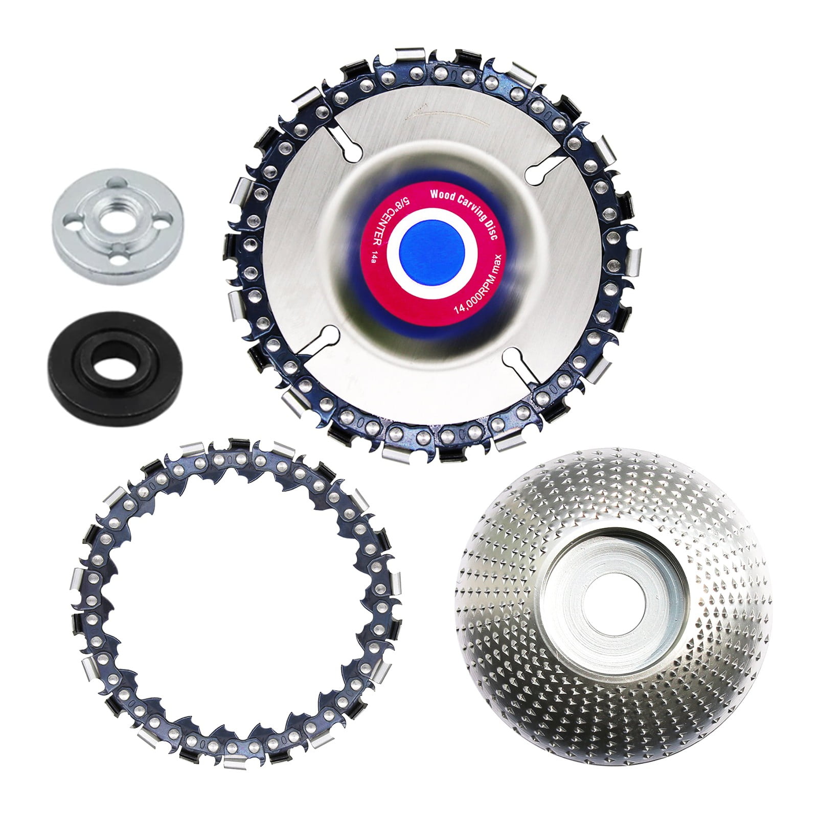 KLFGJ Chain Grinder,Angle Grinder Chain Disc Woodworking Oil Saw Disc ...