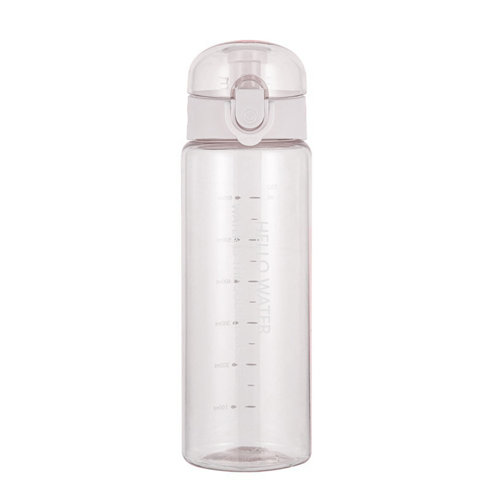 KLFGJ Glass&Bottle,Gym Travel Frosted Plastic Clear Sports Water Bottle Drinking Cup Leakproof ...