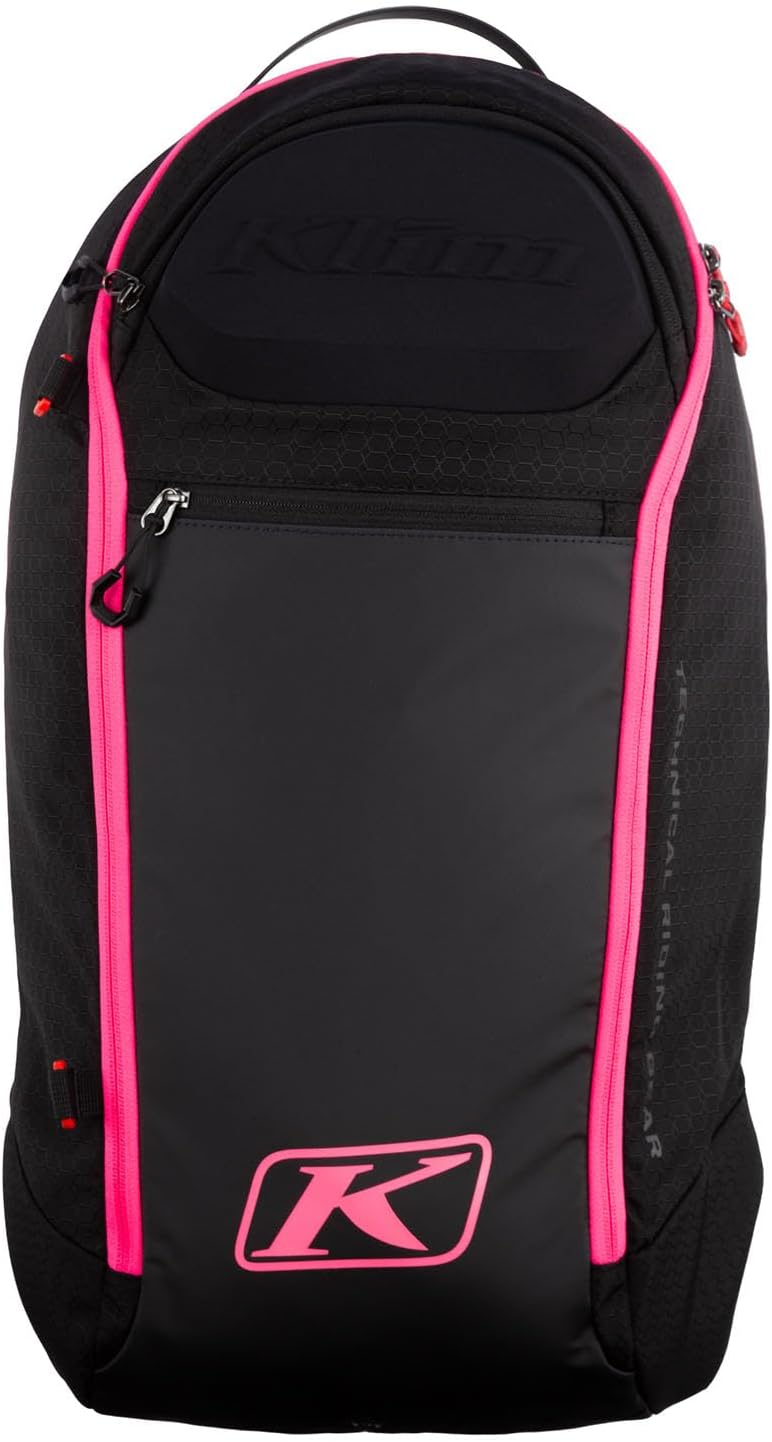 KLIM Krew 16 Pack Technical Snowmobile Backpack - Black - Knockout Pink ...