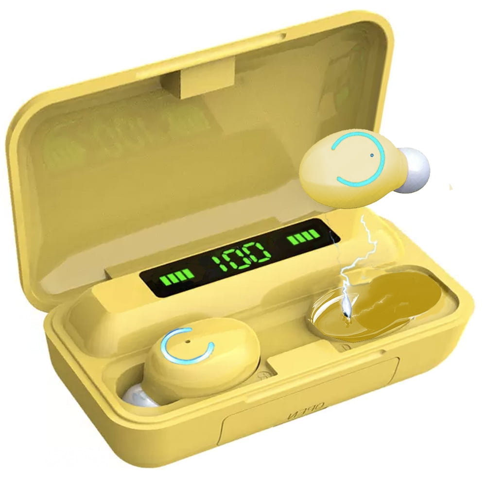 KLIOMAX Fully Wireless Bluetooth Rechargeable Earbud Headphones with ...