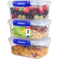 KLIP IT PLUS Food Storage Containers | 1 L | Leak-Proof, Stackable ...