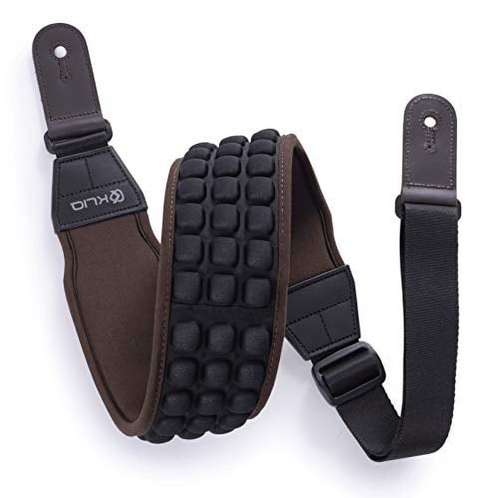 KLIQ AirCell Guitar Strap for Bass & Electric Guitar with 3" Wide ...