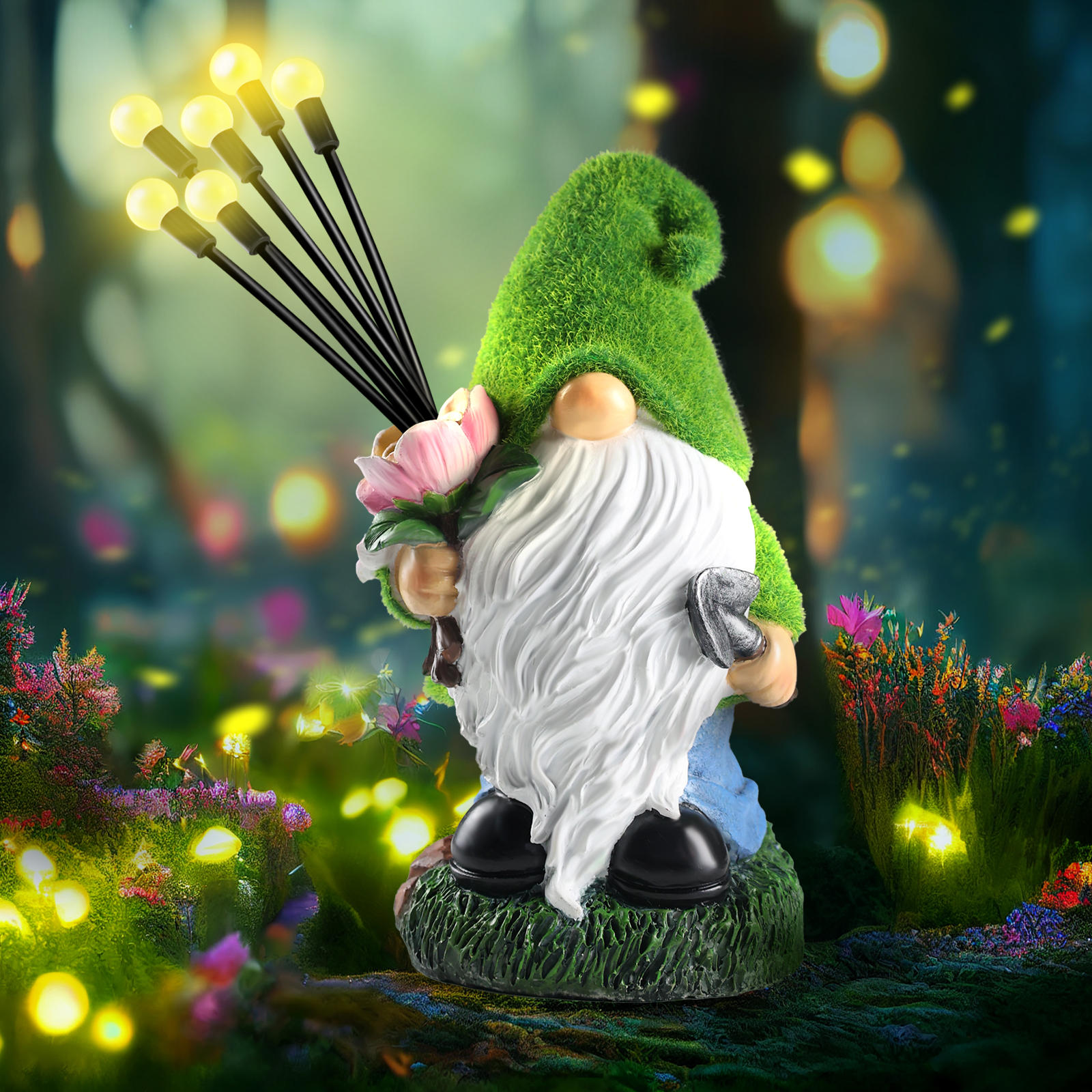 Homestyles 14"H "Merlin" the Wizard Old World Classic Garden Gnome ...