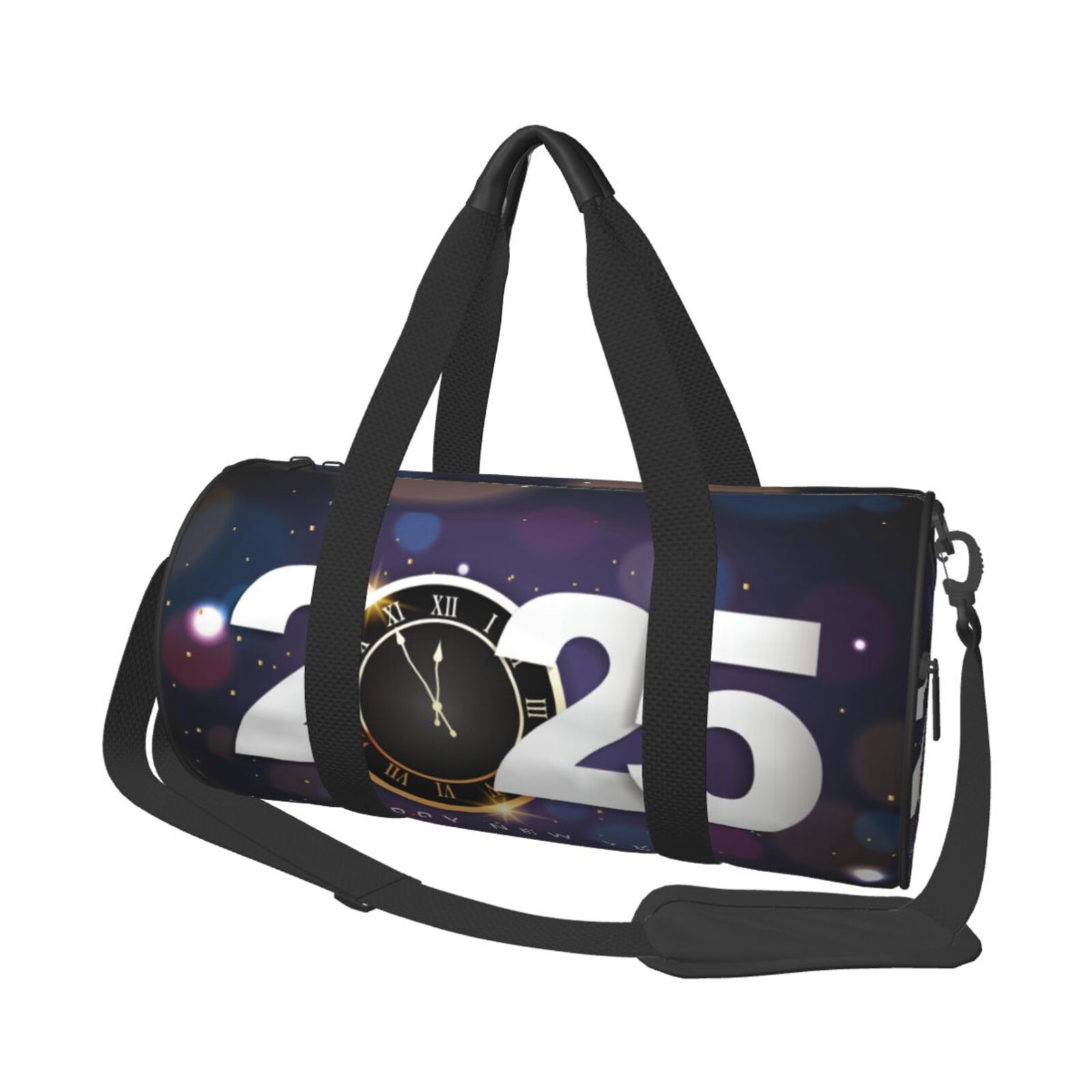 KLL 2025 Happy New Year 4 Duffle Bag For Men Women Sport Gym Fitness ...