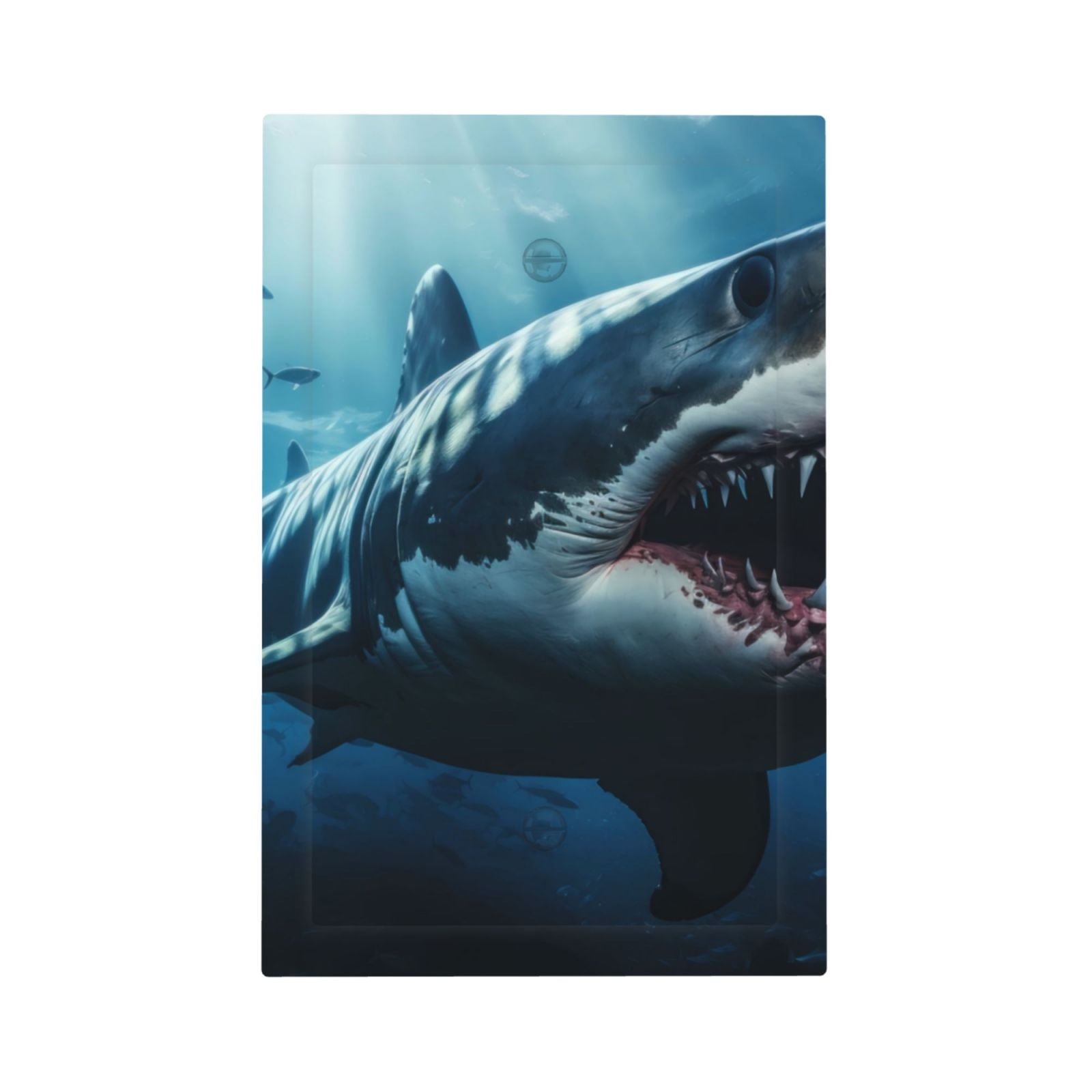 KLL 3D Realistic Shark Pattern Electrical Outlet Covers, 3" x 5" 1 Pack ...