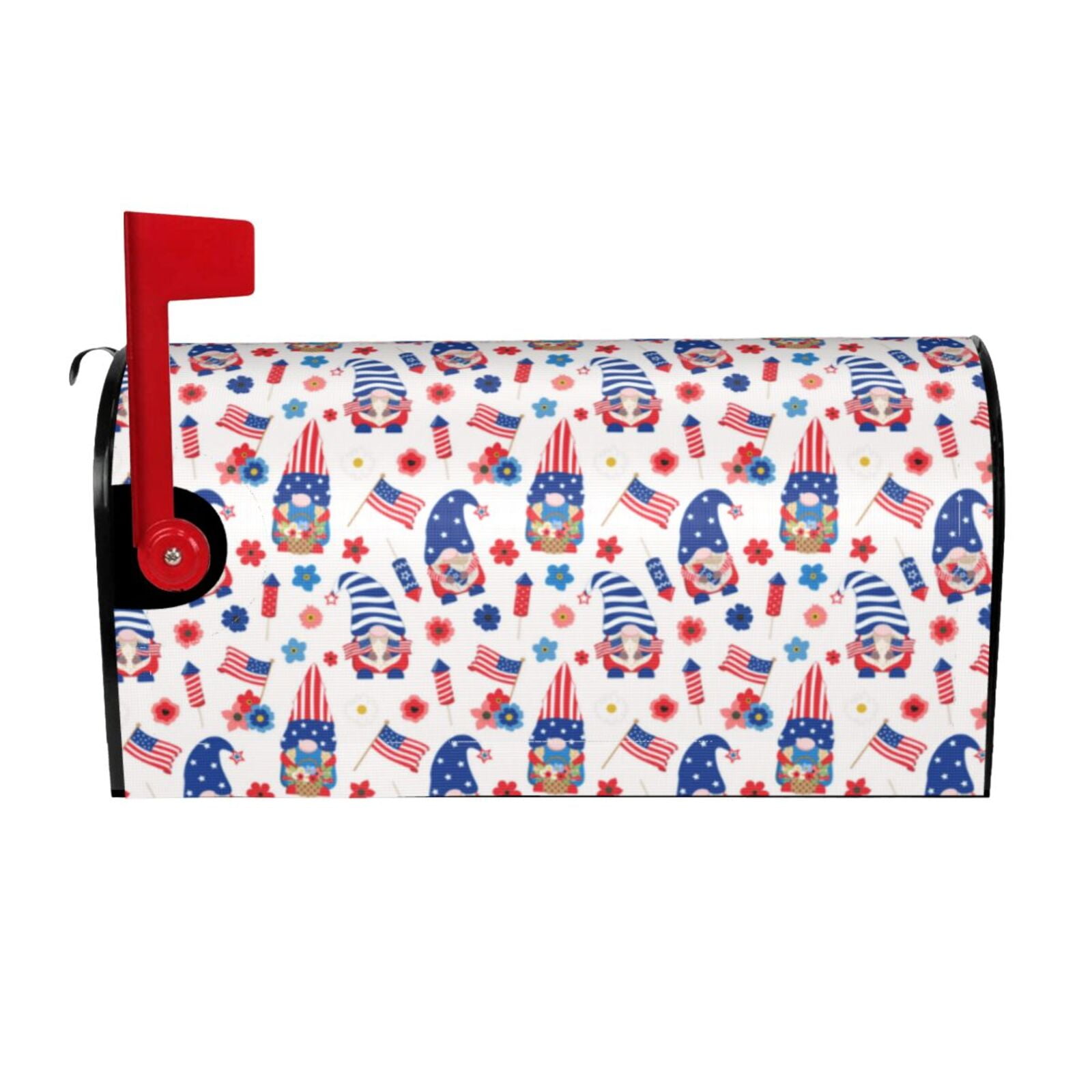 KLL 4th Of July Pattern Mailbox Covers,Magnetic Mailbox Waterproof Post Box Cover Post Letter ...