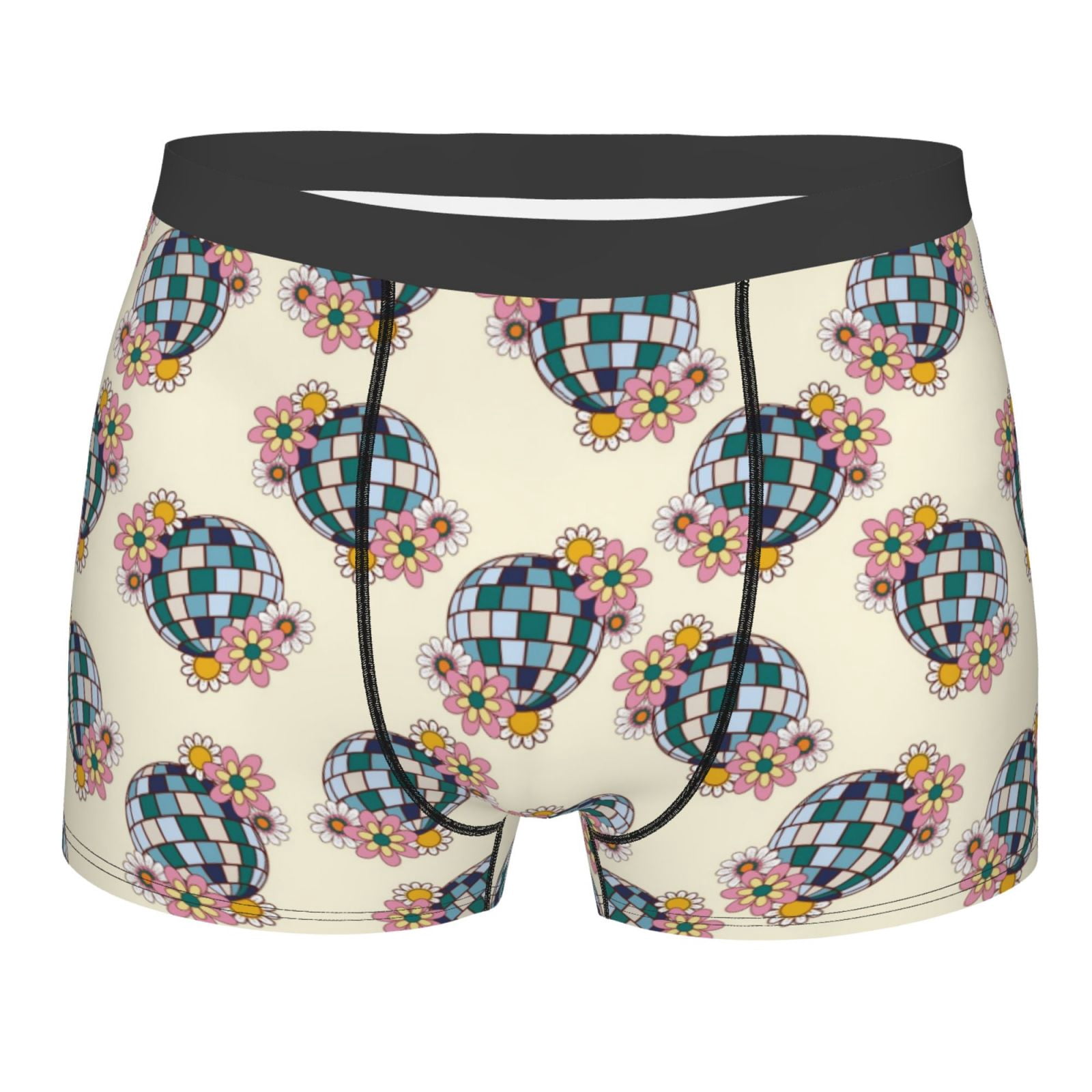KLL 70s Disco Ball Men's Cotton Boxer Briefs Underwear-Medium - Walmart.com