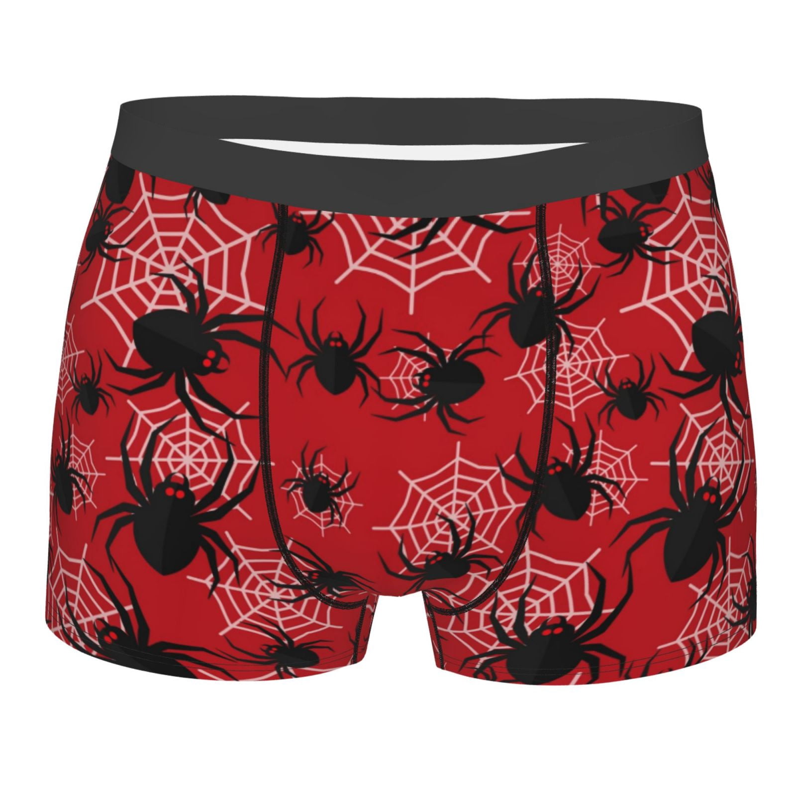 KLL A Web With A Spider 1 Men's Cotton Boxer Briefs Underwear- - Walmart.com