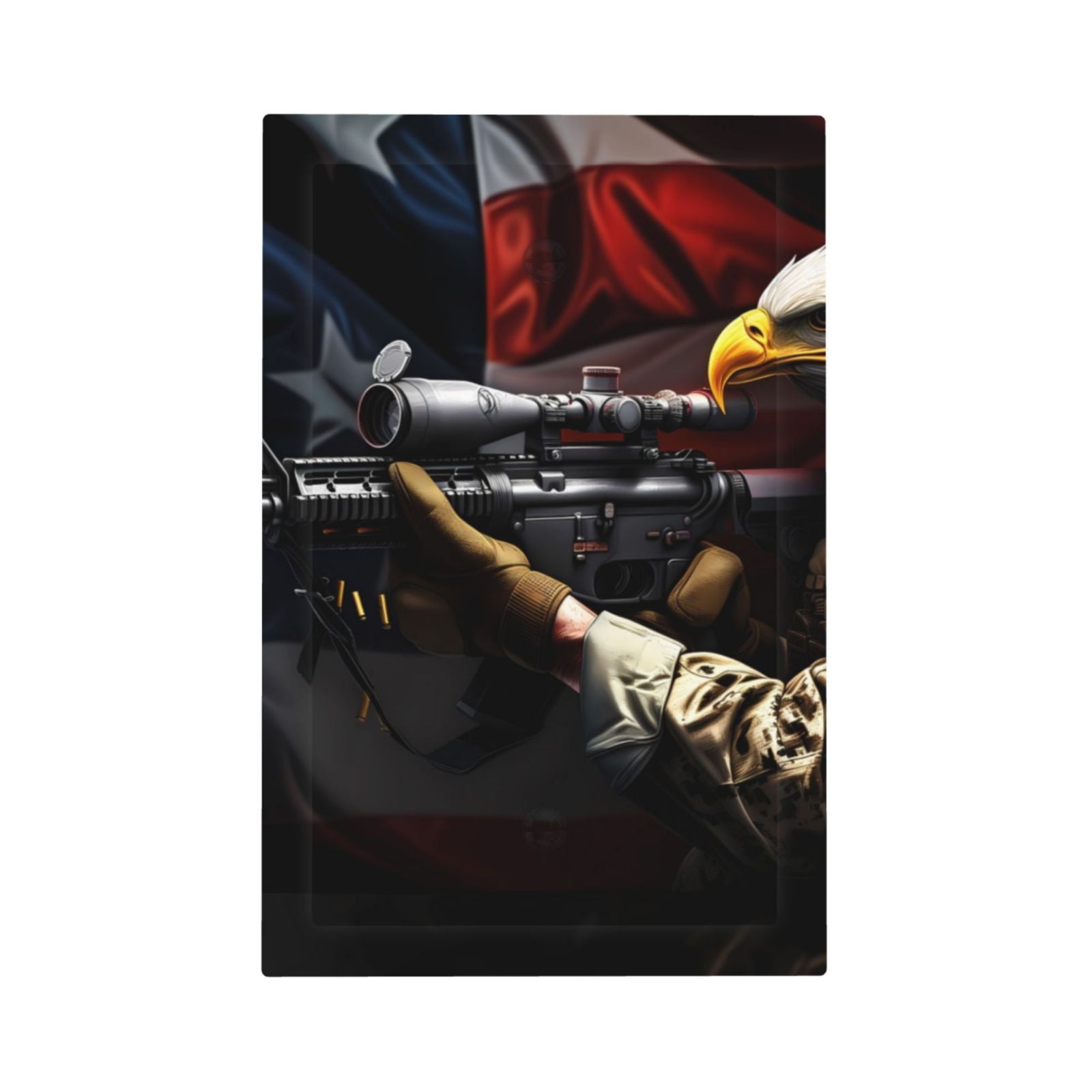 KLL American Bald Eagle Warrior Pattern Electrical Outlet Covers, 3" x ...