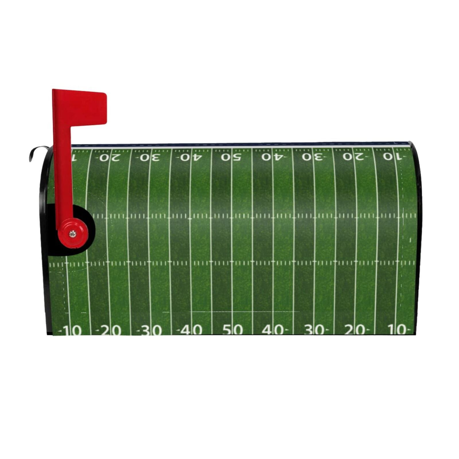 KLL American Football Field Pattern Mailbox Covers,Magnetic Mailbox ...