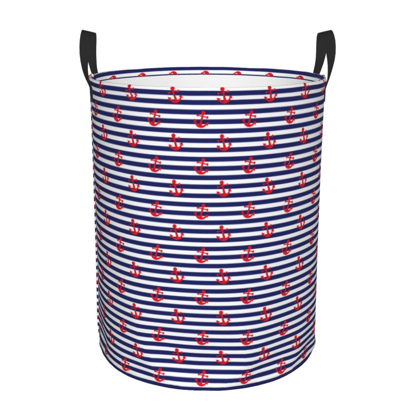 KLL Anchors Waterproof Foldable Laundry Hamper Bucket with Handles for ...