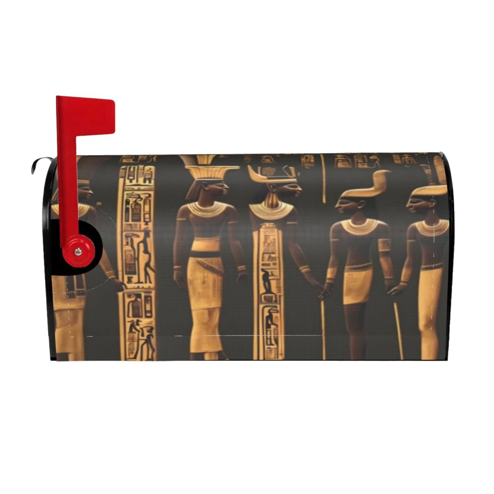 KLL Ancient Egyptian Hieroglyph Pattern Mailbox Covers,Magnetic Mailbox ...