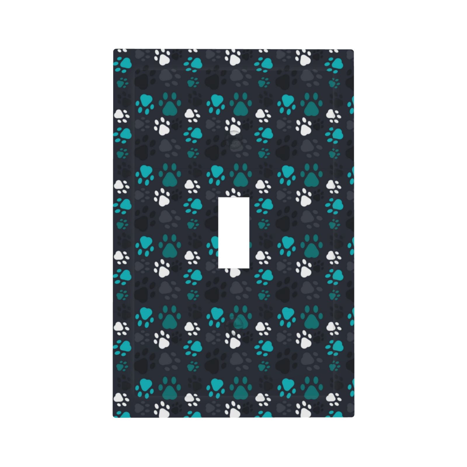 KLL Animal Footprints Pattern Electrical Outlet Covers, 3" x 5" 1 Pack ...