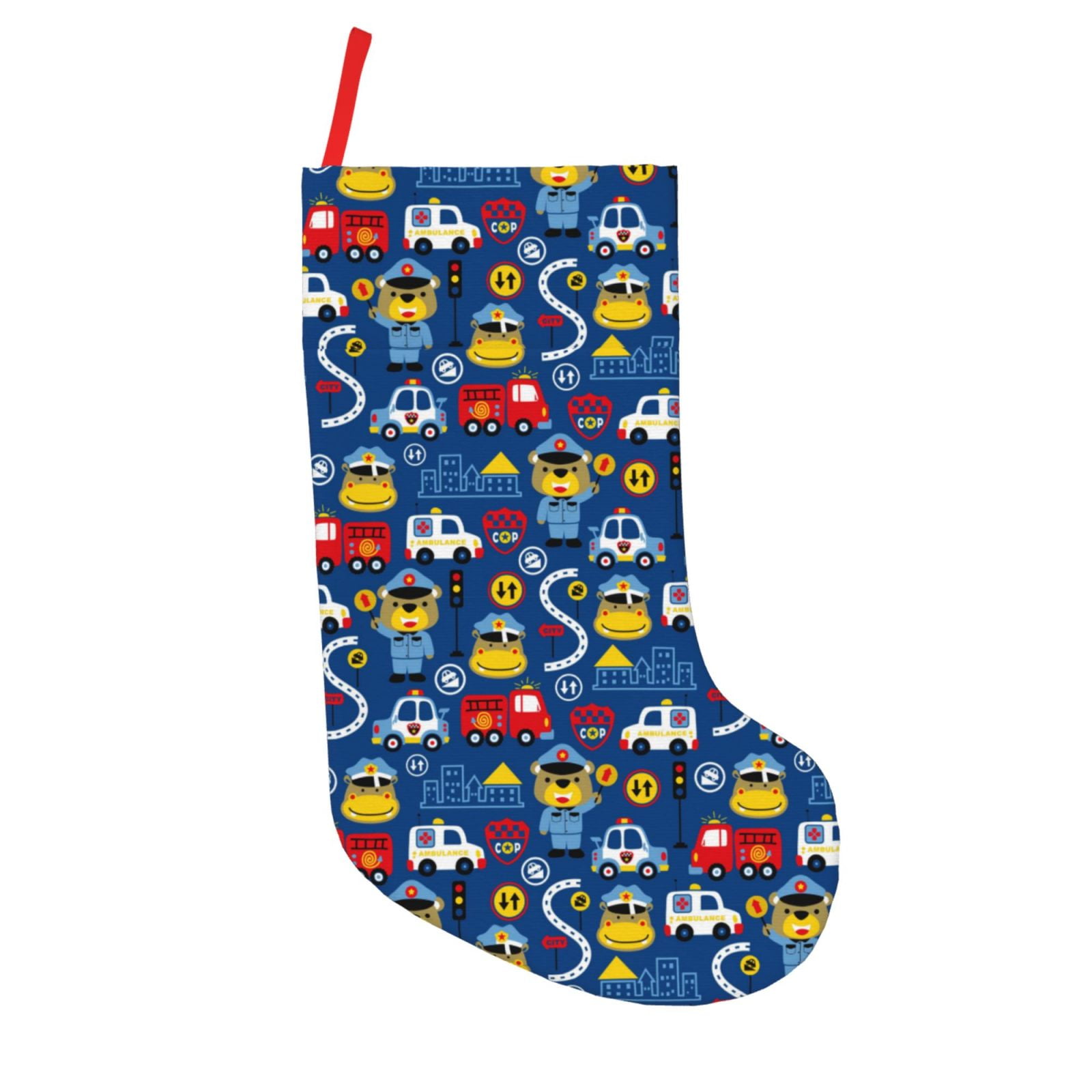 KLL Animals Rescue Team for 18" Christmas Stocking Snowman Xmas ...
