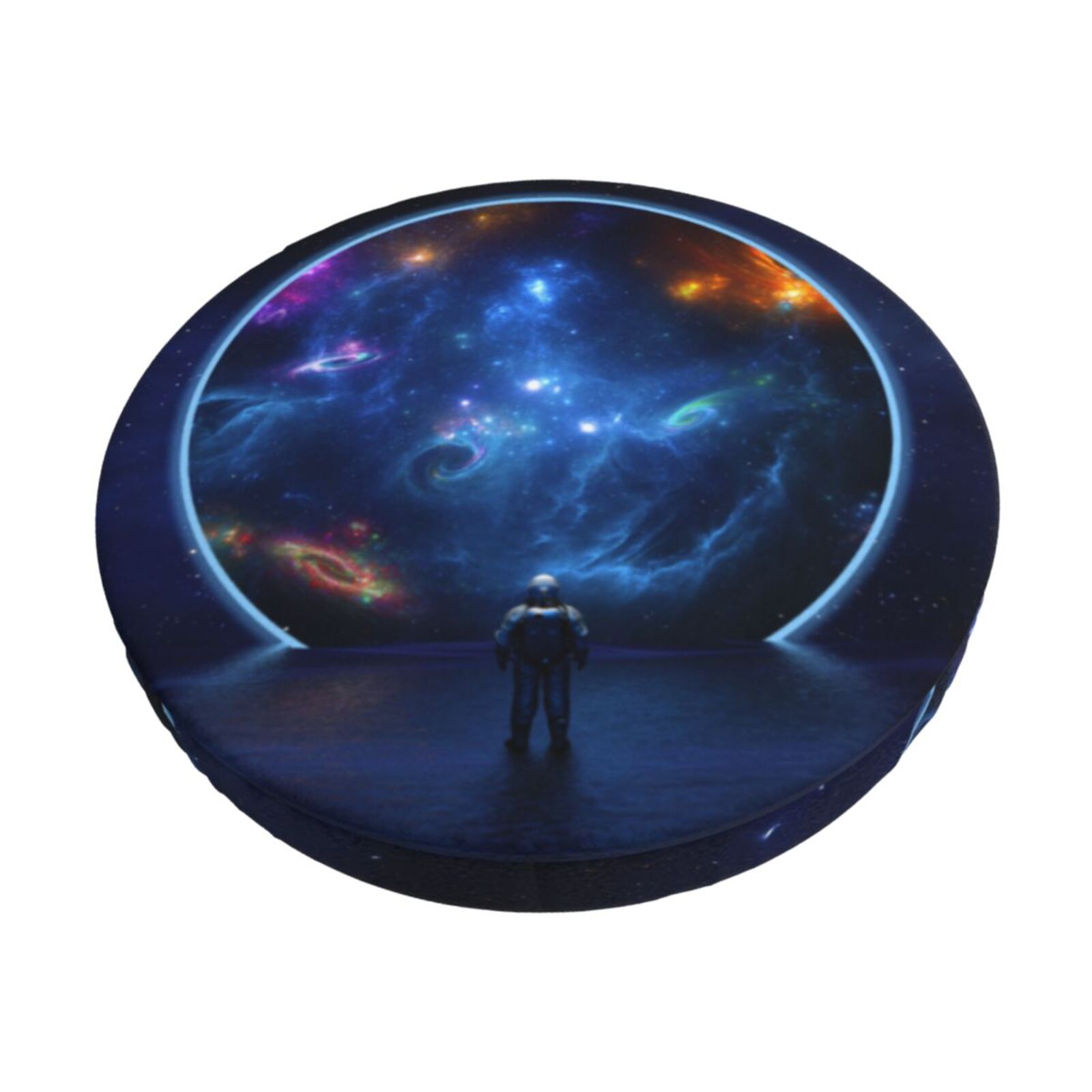 KLL Astronaut Round Bar Chair Cushion Cover 13 inch ,Bar Stool ...