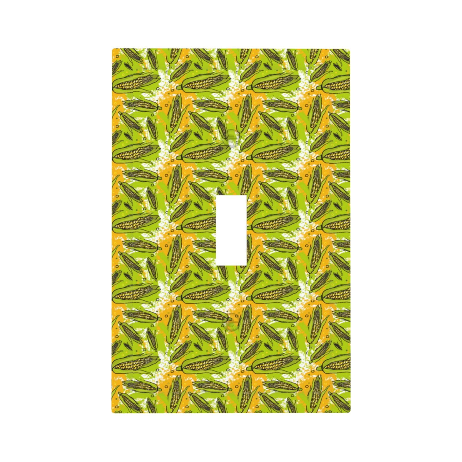 KLL Autumn Harvest Cartoon Corn Pattern Electrical Outlet Covers, 3" x ...
