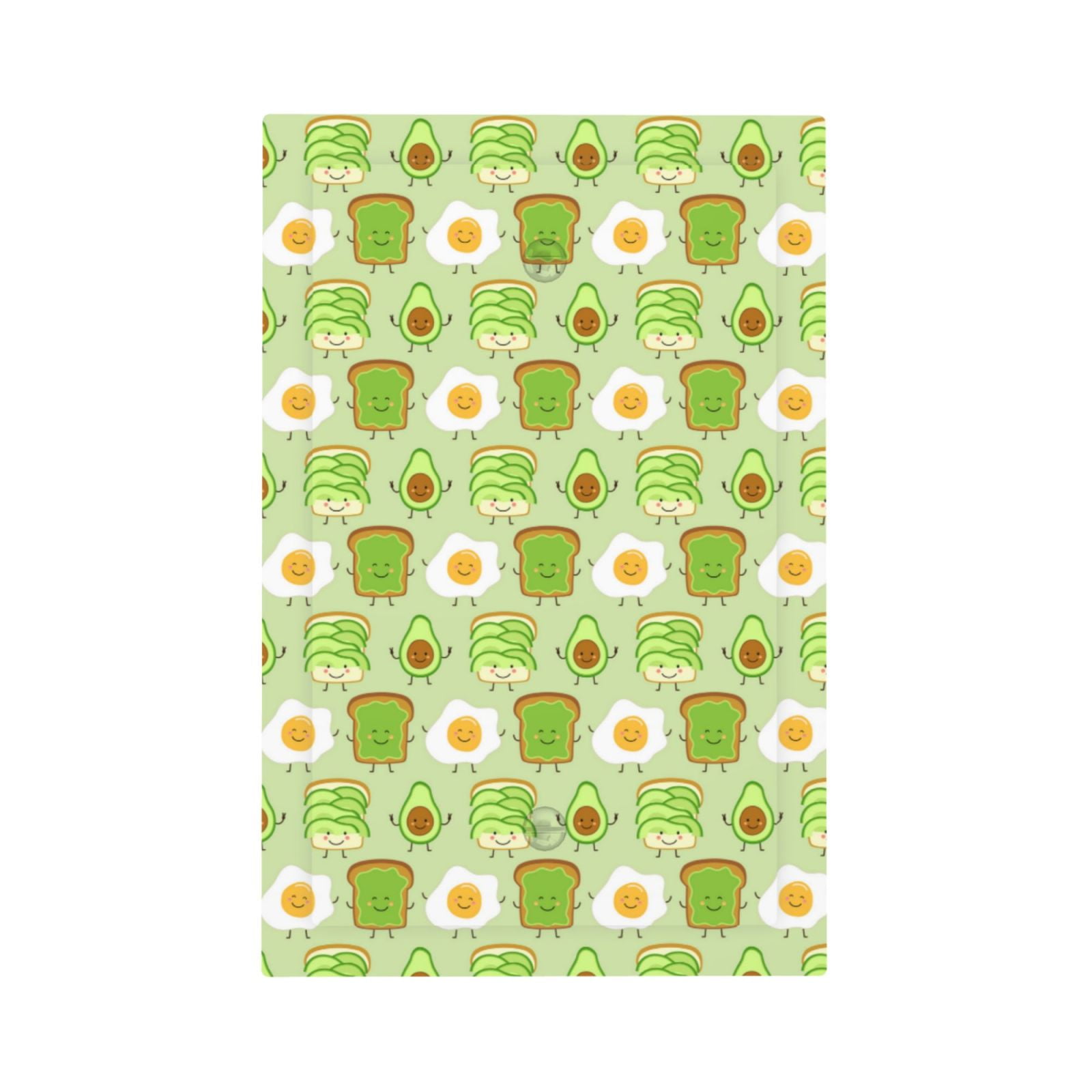 KLL Avocado And Toast Pattern Electrical Outlet Covers, 3" x 5" 1 Pack ...