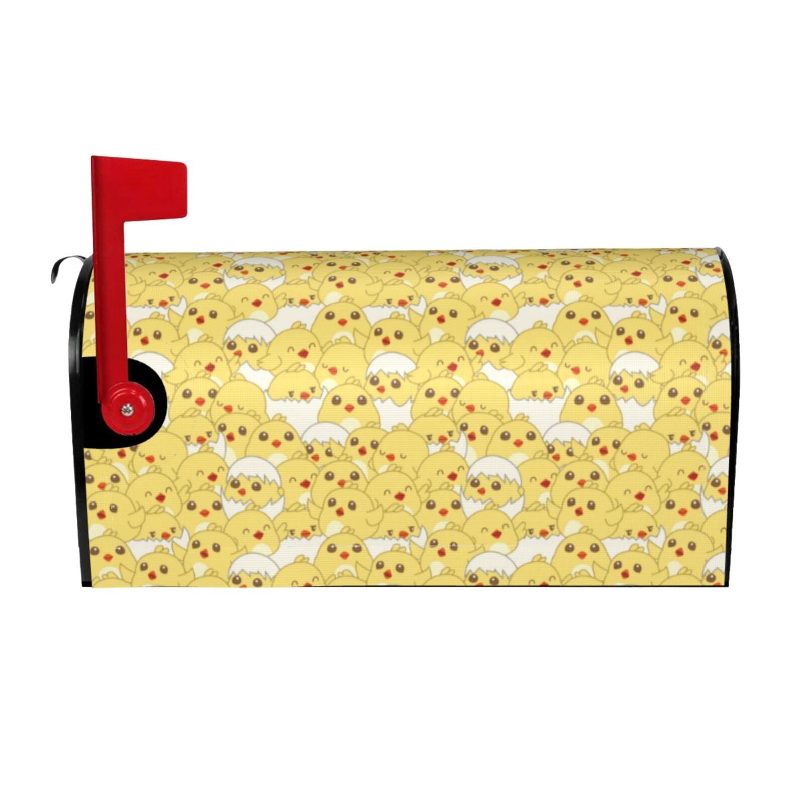 KLL Baby Chicks Pattern Mailbox Covers,Magnetic Mailbox Waterproof Post ...