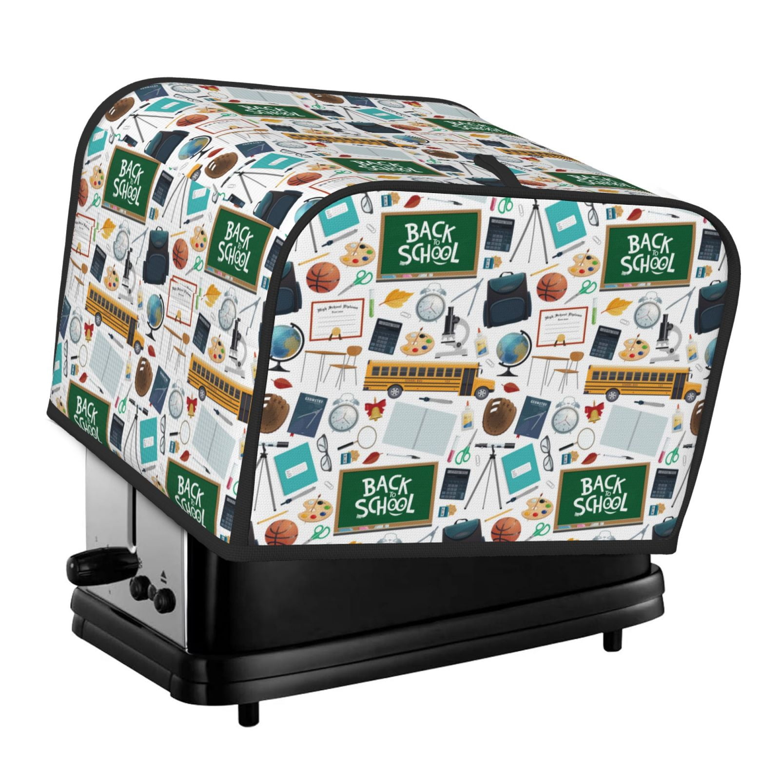 KLL Back To School A Print 4 Slice Toaster Dust Covers Kitchen Small ...