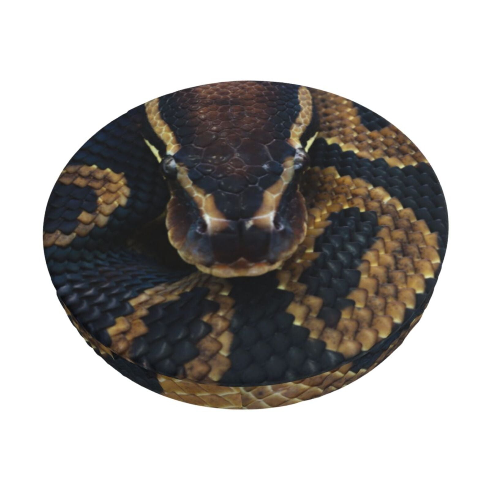 KLL Ball Phyton Snake Round Bar Chair Cushion Cover 13 inch ,Bar Stool ...