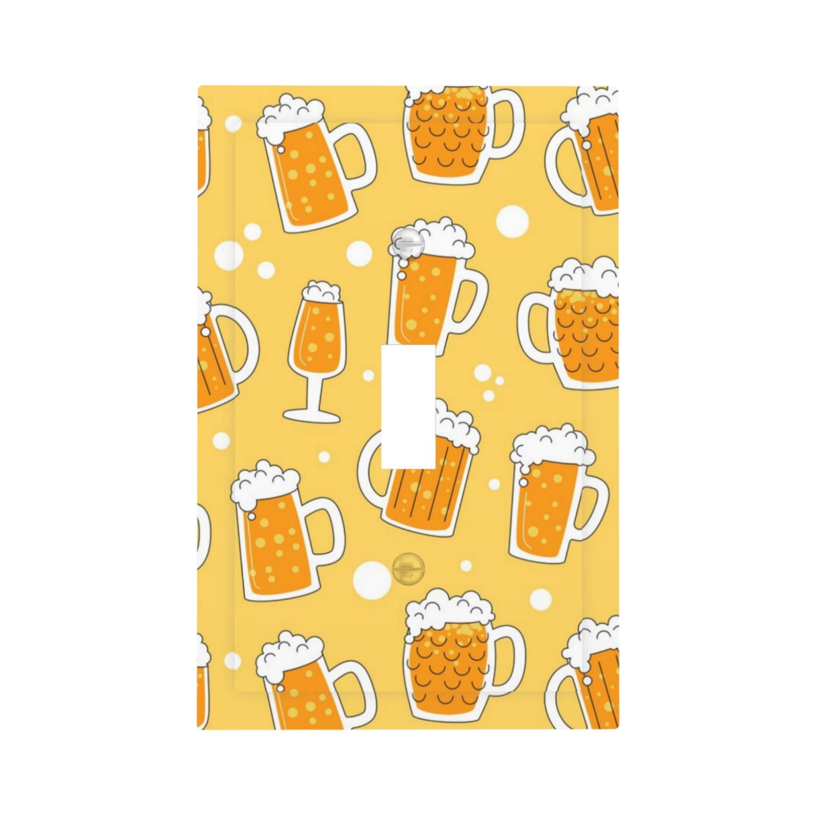 KLL Beer Pattern Electrical Outlet Covers, 3" x 5" 1 Pack Electric ...