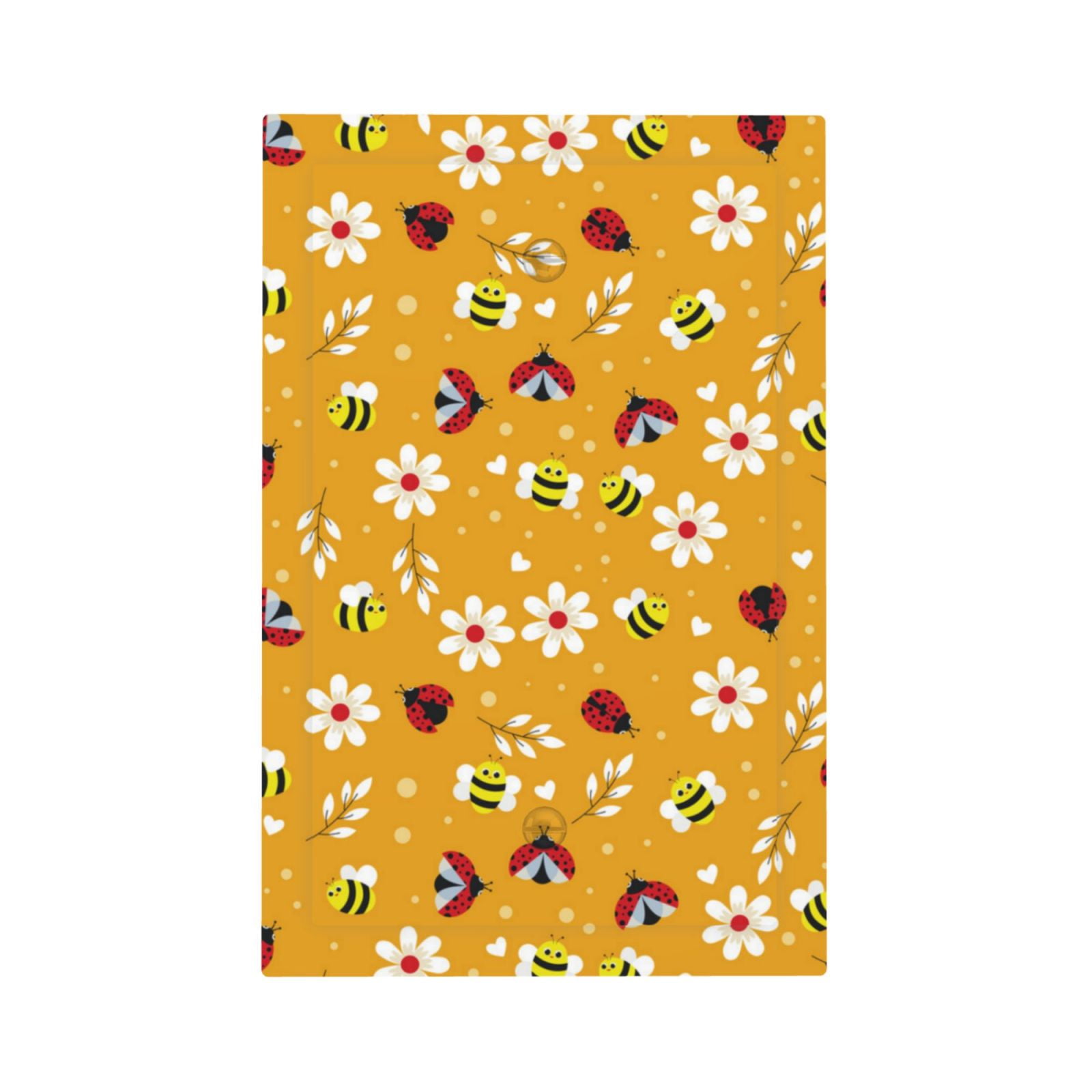 KLL Bees And Ladybug Pattern Electrical Outlet Covers, 3" x 5" 1 Pack ...