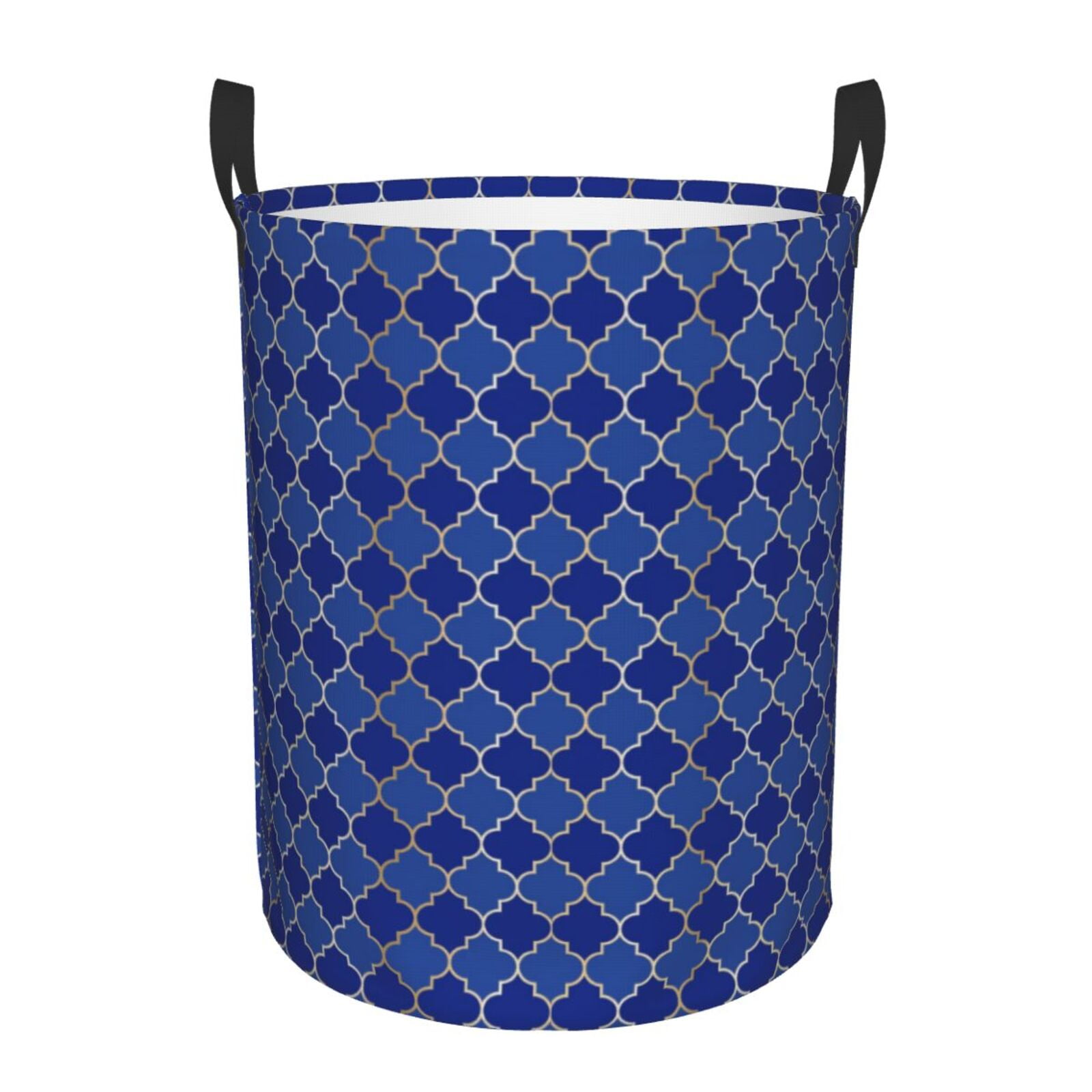 KLL Blue Lantern Shapes Waterproof Foldable Laundry Hamper Bucket with ...