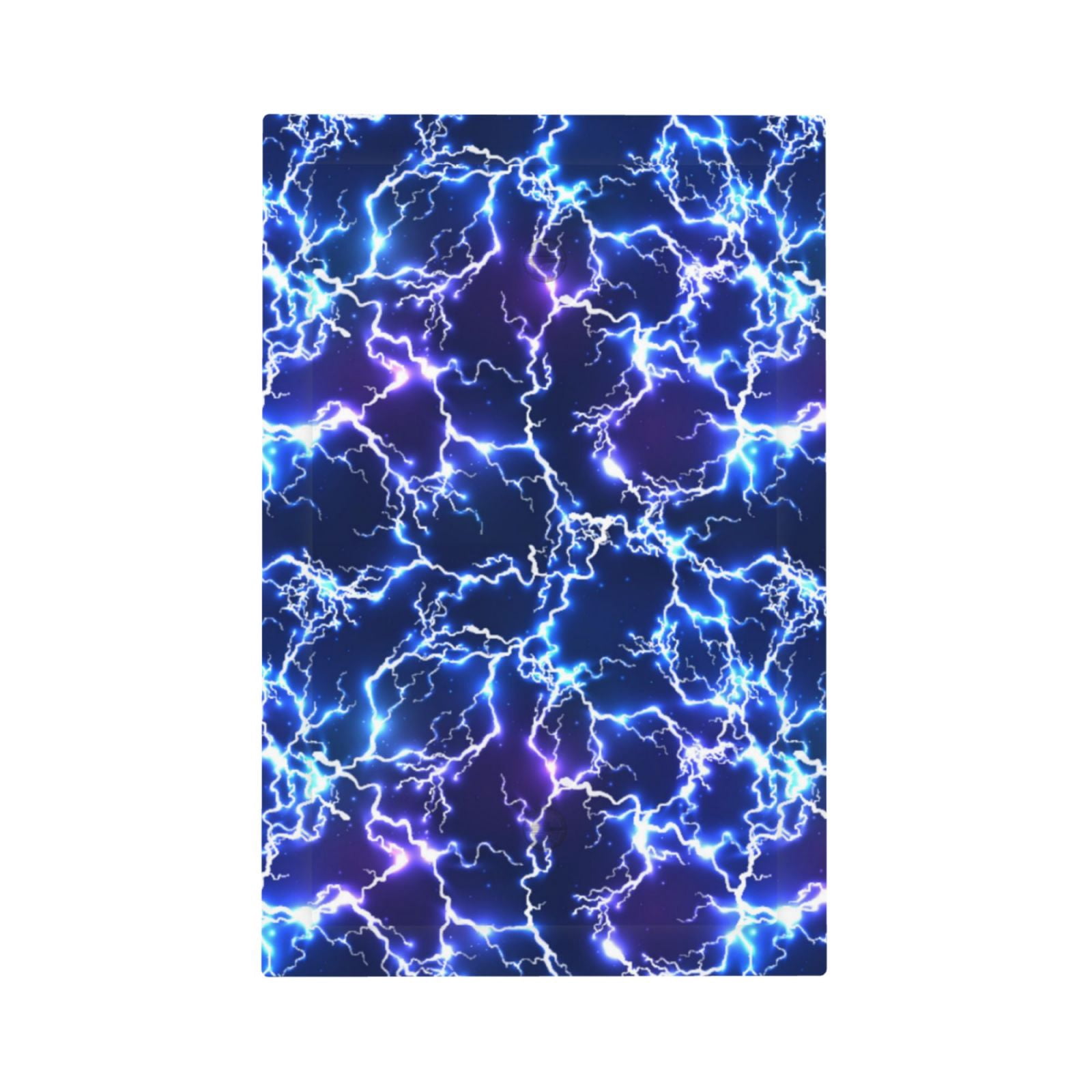KLL Blue Lightning1 Pattern Electrical Outlet Covers, 3" x 5" 1 Pack ...