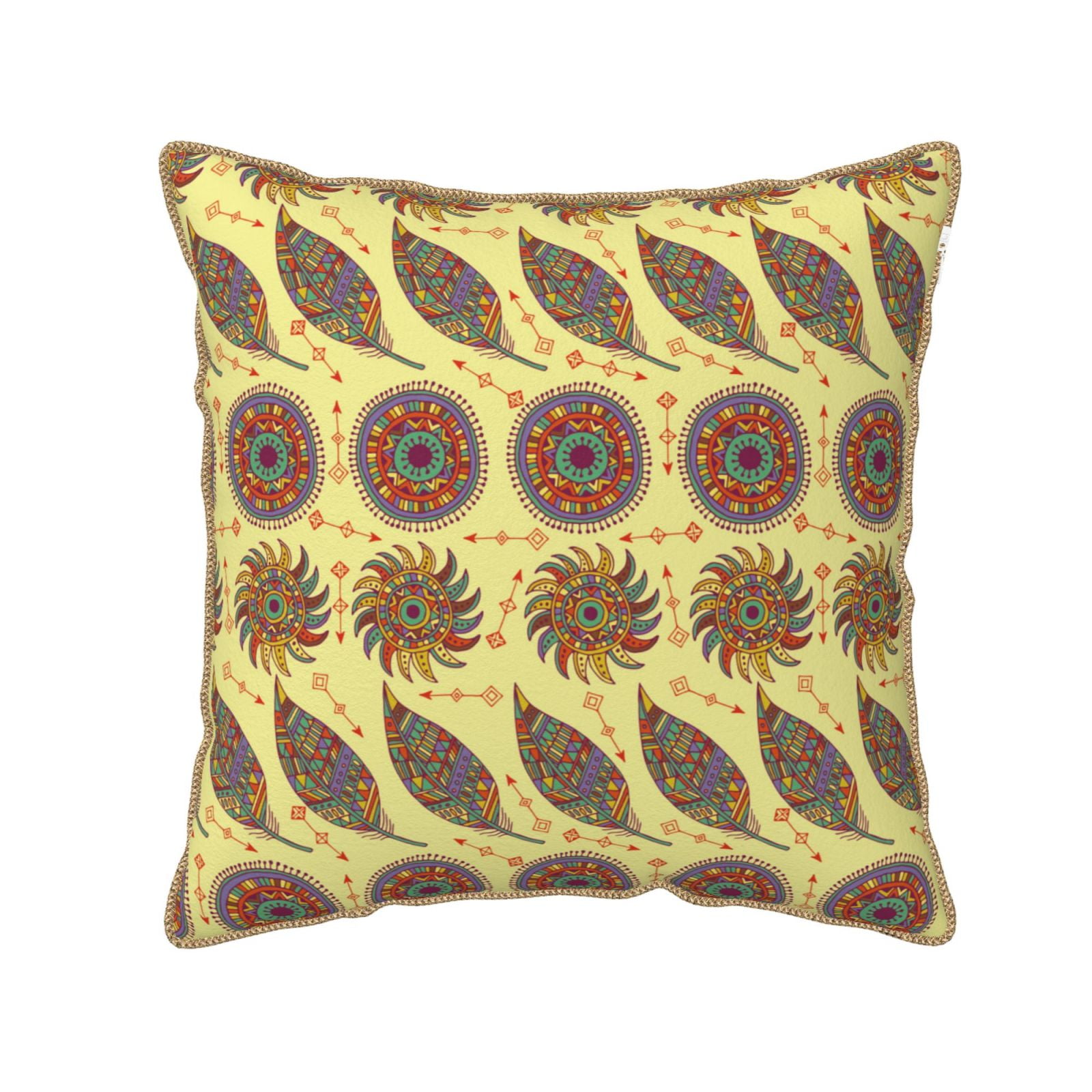 KLL Bohemia Decorative Throw Pillow Covers Velvet Soft for Couch Sofa ...