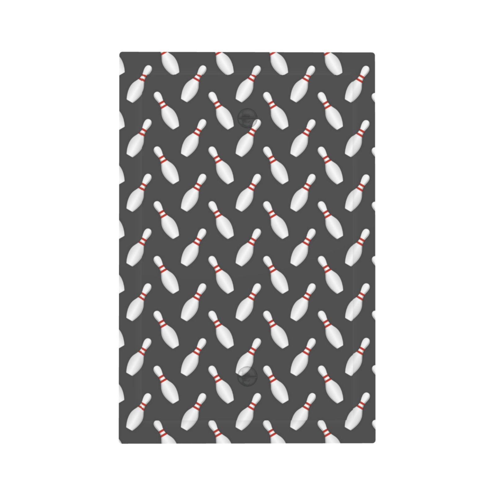 KLL Bowling Pins Pattern Electrical Outlet Covers, 3" x 5" 1 Pack ...