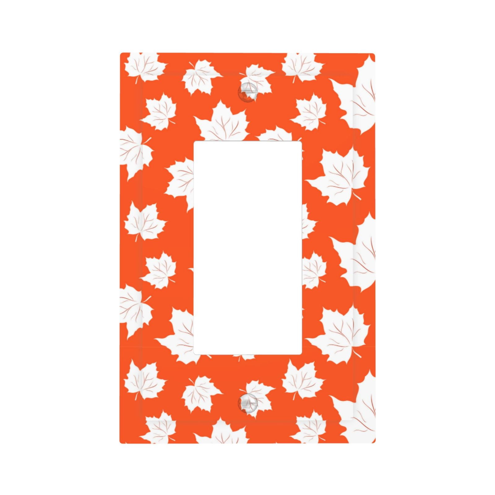 KLL Bright Autumn Leaves Charm Pattern Electrical Outlet Covers, 3" x 5 ...