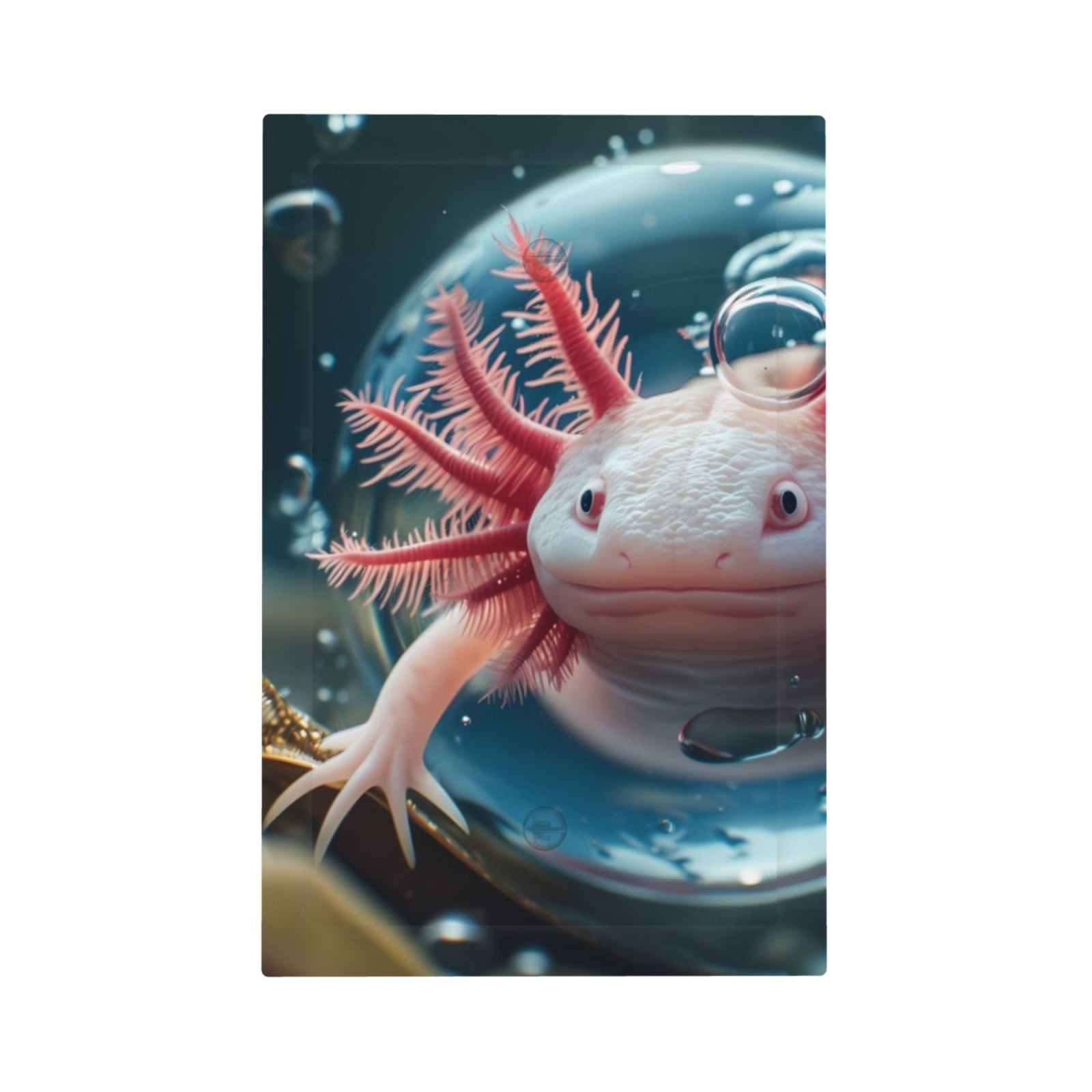 KLL Bubbles Axolotl Fantasy Pattern Electrical Outlet Covers, 3" x 5" 1 ...