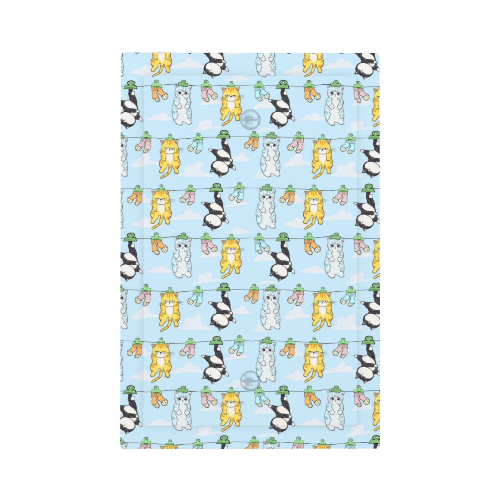 KLL Cartoon Cat Pattern Electrical Outlet Covers, 3" x 5" 1 Pack ...