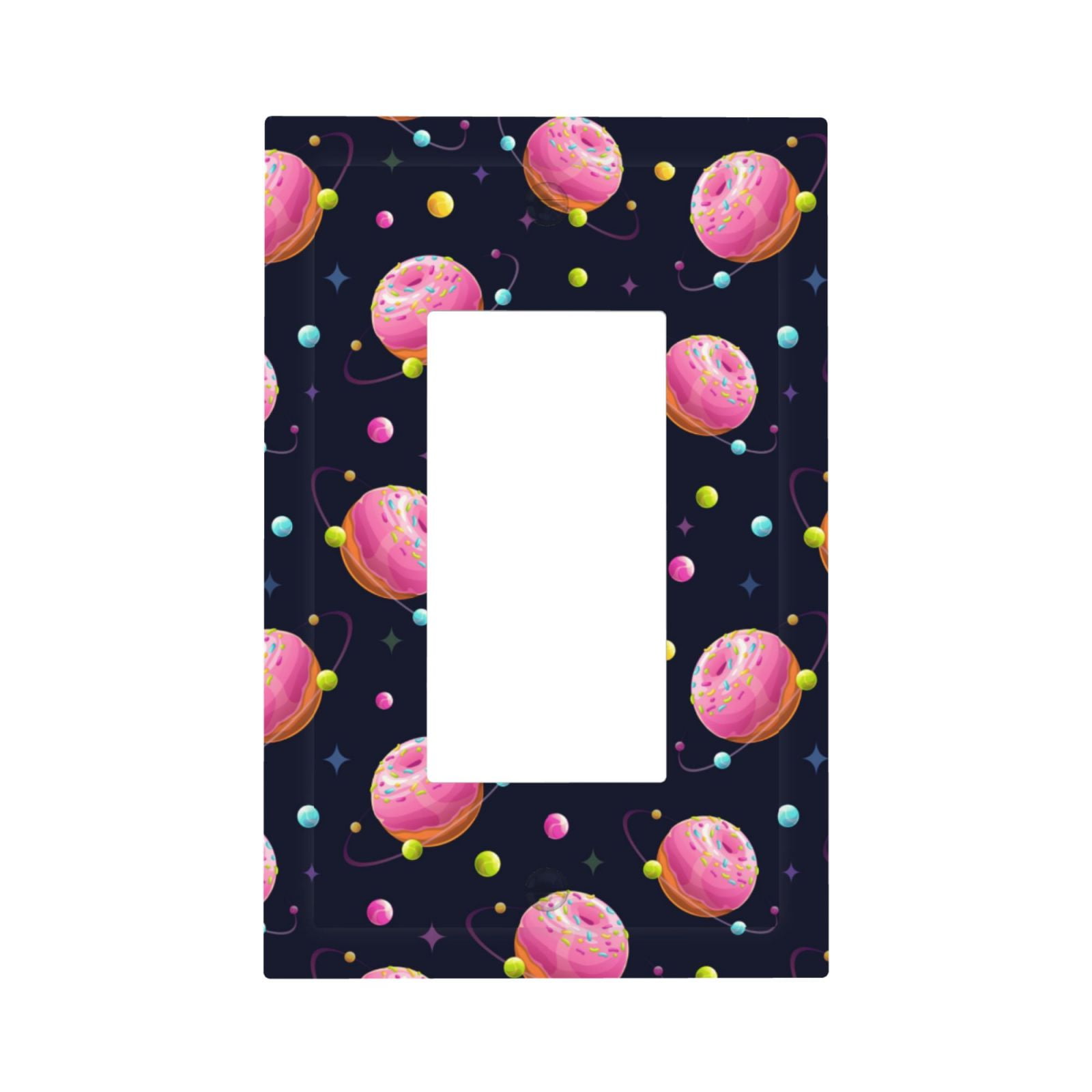 KLL Cartoon Donut Planets Pattern Electrical Outlet Covers, 3" x 5" 1 ...